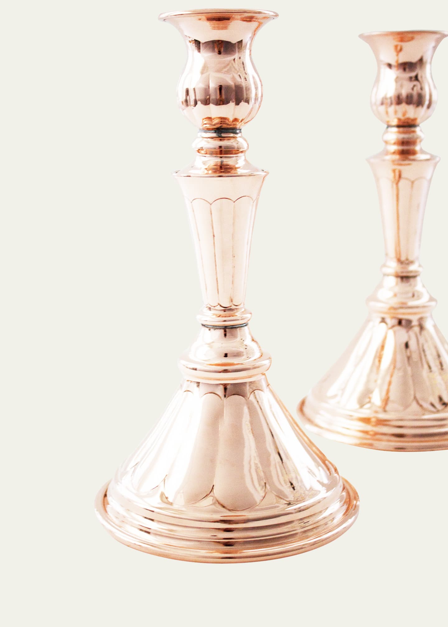 Coppermill Kitchen Vintage Inspired Copper Candlesticks Pair - Bergdorf ...