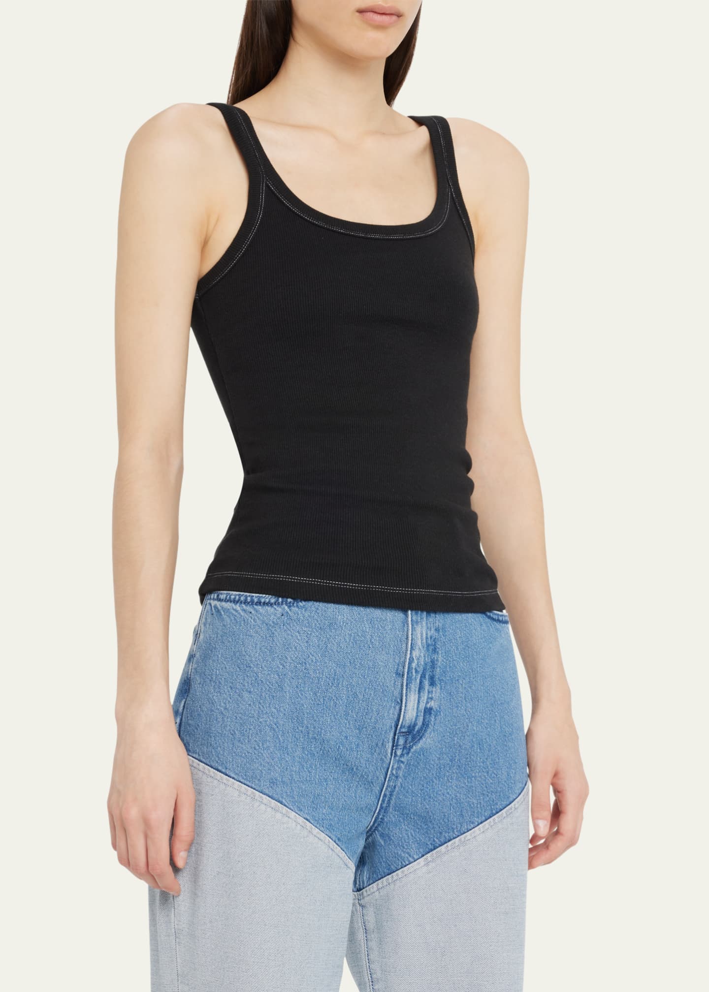 Ksubi Arise Ribbed Scoop-Neck Tank Top - Bergdorf Goodman