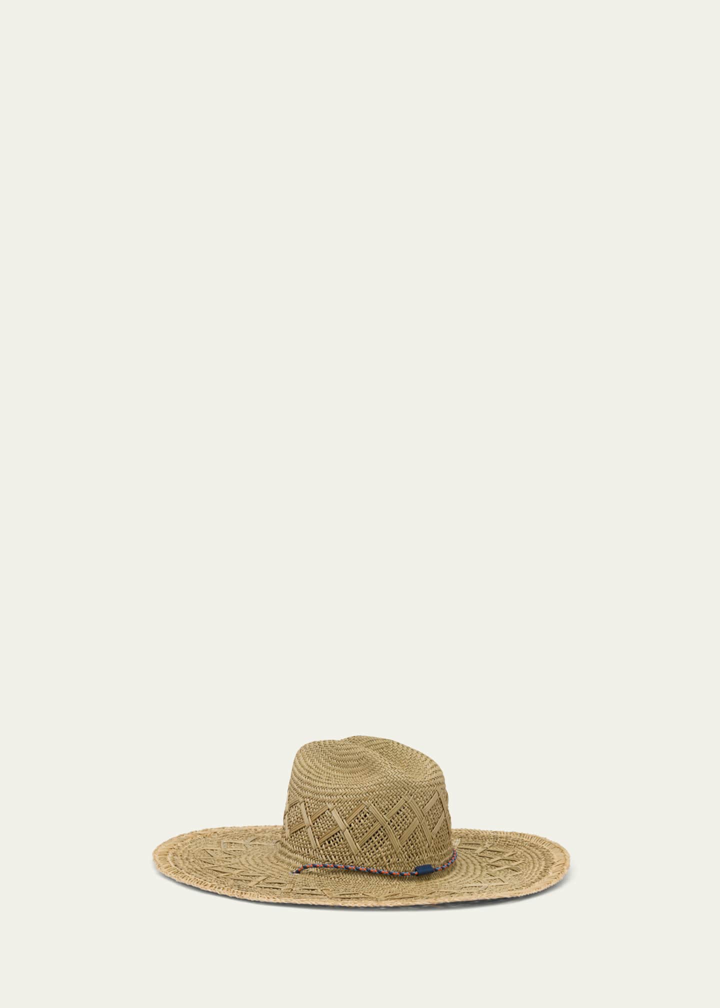 prada hat straw