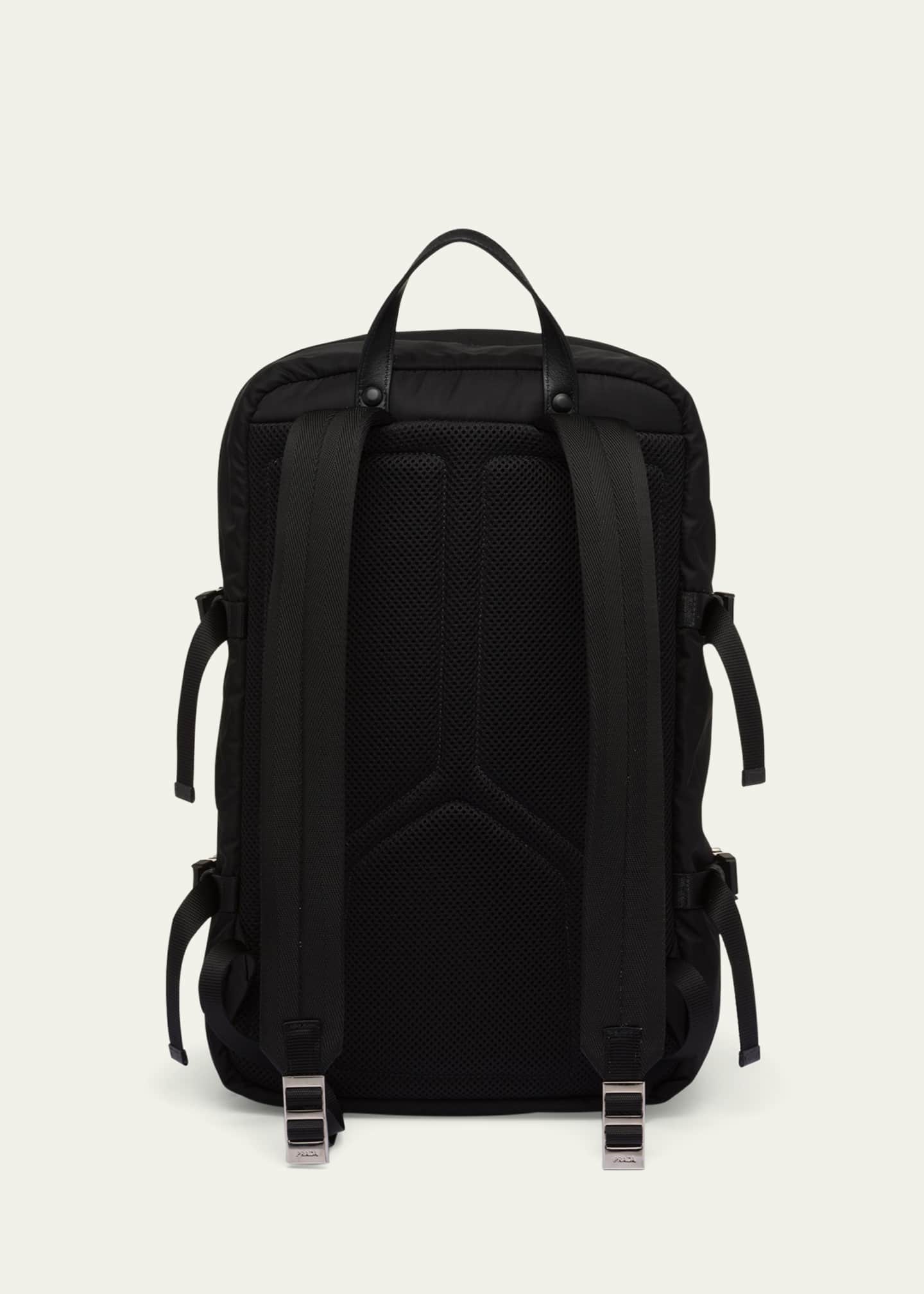 Prada Men's Saffiano Leather and Nylon Backpack - Bergdorf Goodman