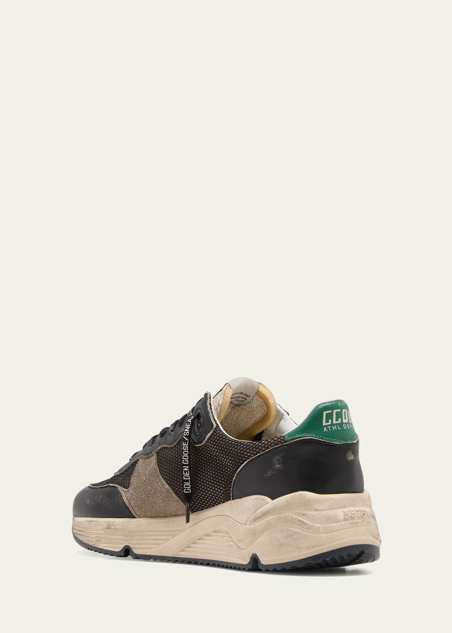 Golden Goose Men's Running Sole Mesh & Leather Sneakers - Bergdorf Goodman