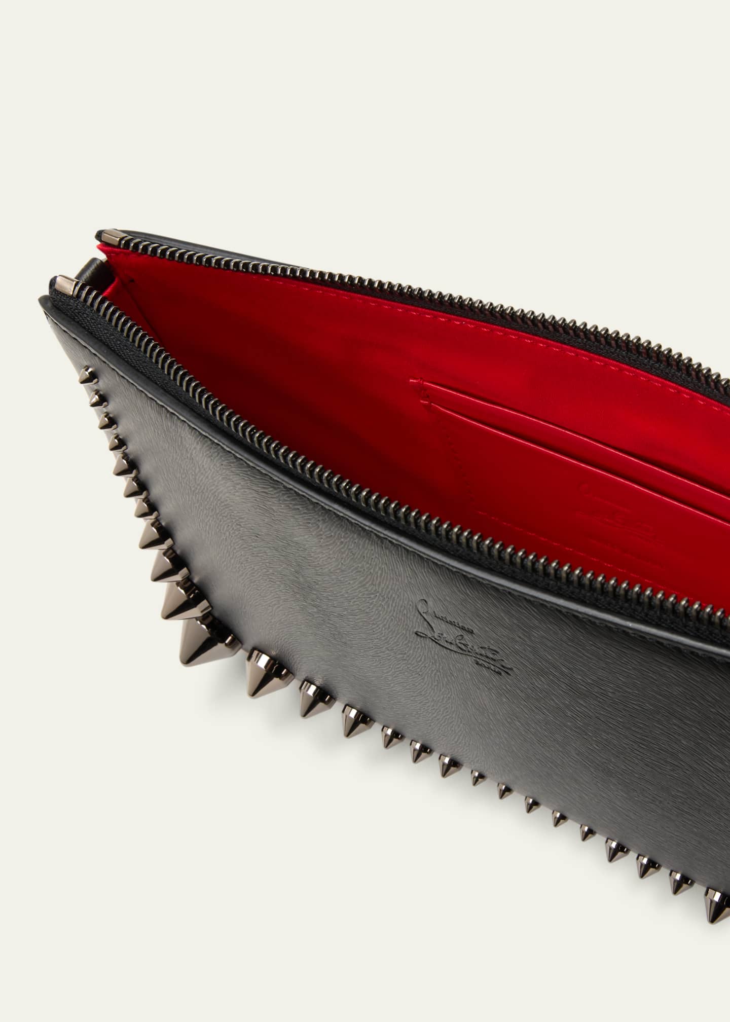 Christian Louboutin Loubila Spike Pouch Shoulder Bag - Bergdorf Goodman