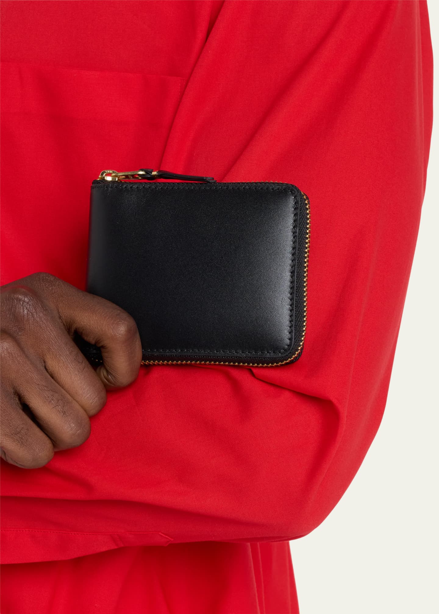 Comme des Garcons Men's Leather Zip Coin Wallet - Bergdorf Goodman