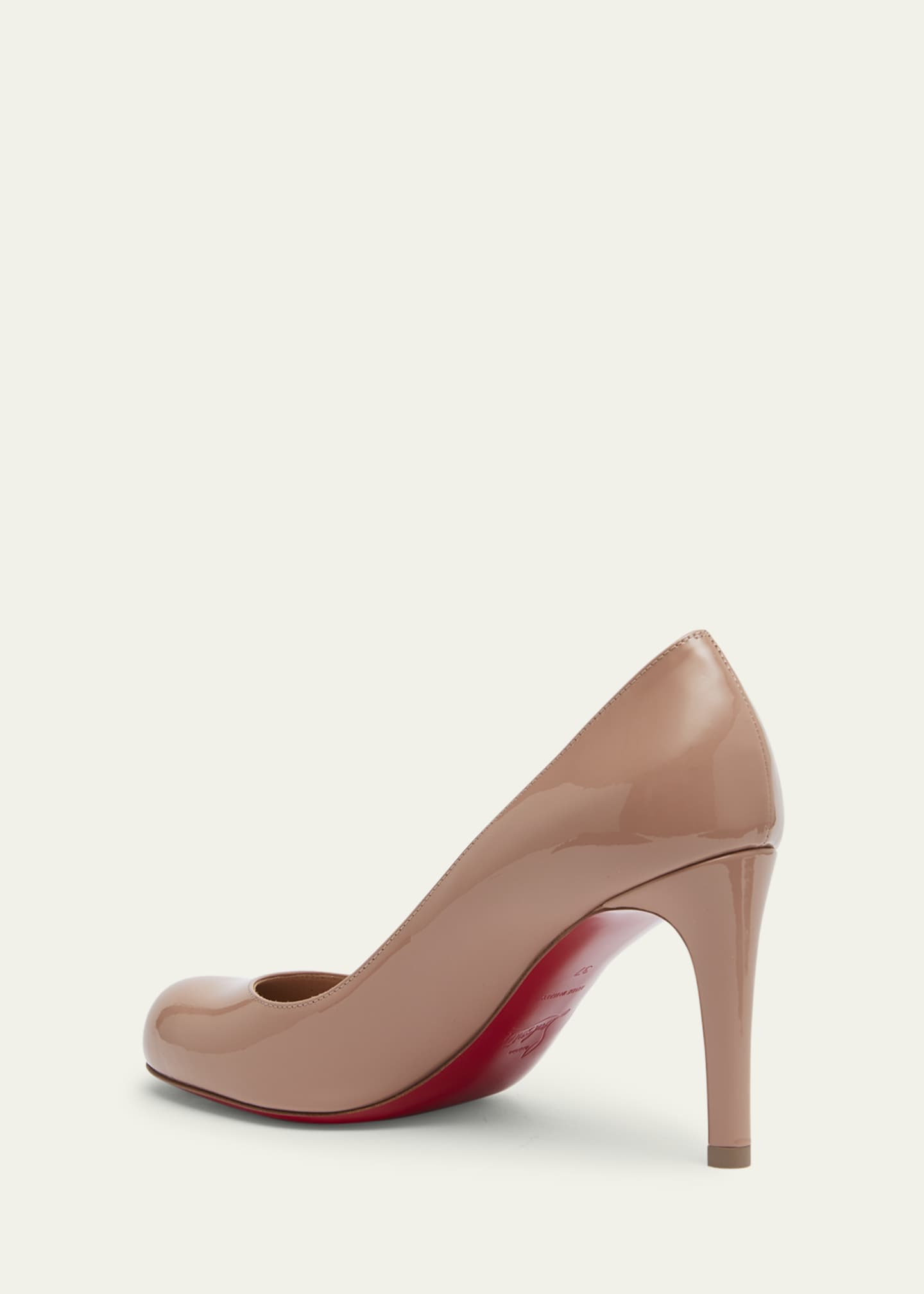 Christian Louboutin Pumppie Patent Red Sole Pumps - Bergdorf Goodman
