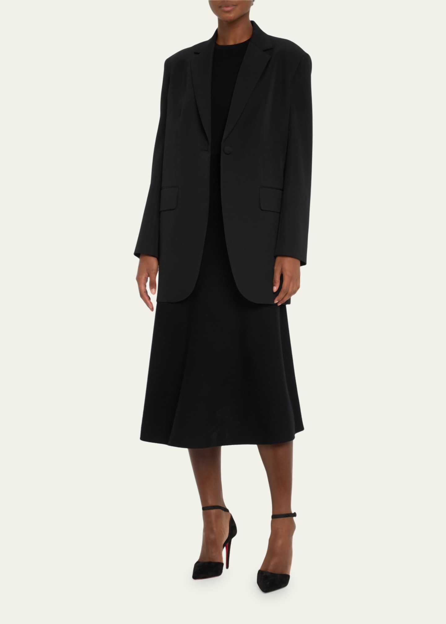 Christian Louboutin Astrida Bride Red Sole Suede Pumps - Bergdorf Goodman