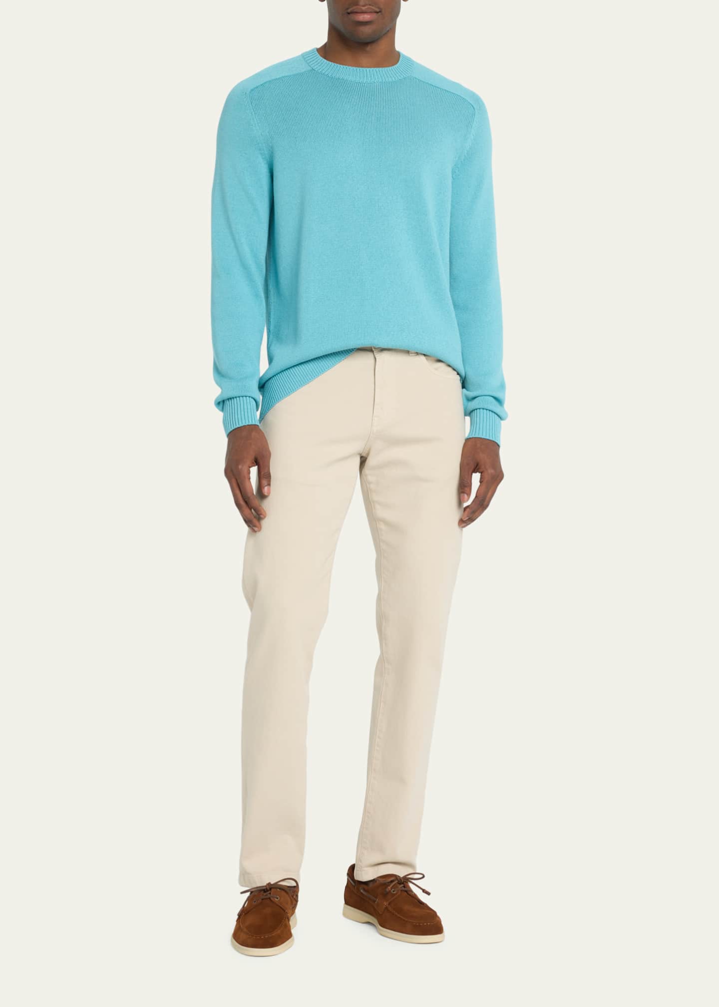 Loro Piana Men's Sea-Sail Walk Suede Boat Shoes - Bergdorf Goodman