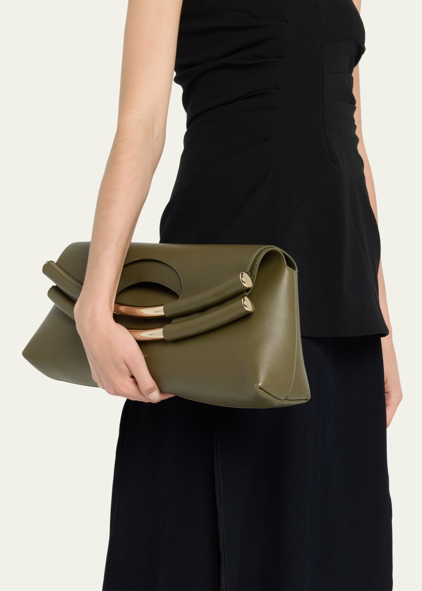Proenza Schouler Bar Lambskin Leather Clutch Bag - Bergdorf Goodman