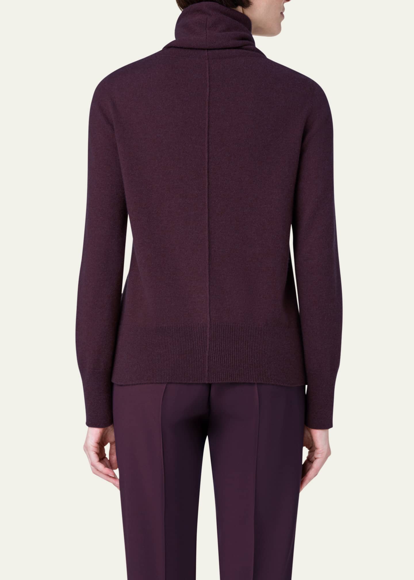 Akris Cashmere Long-Sleeve Turtleneck Sweater - Bergdorf Goodman