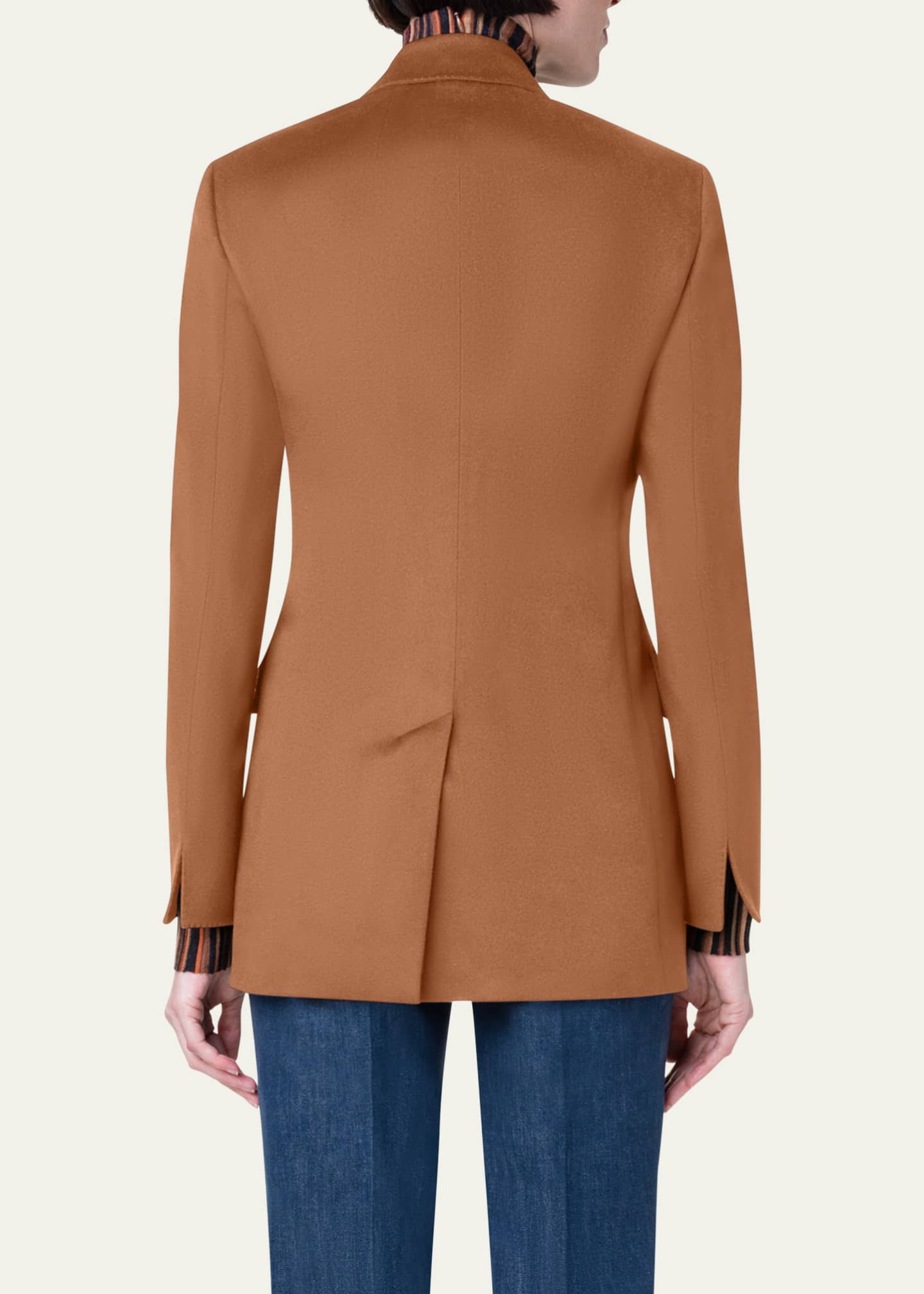 Akris Nadine Cashmere Double-Breasted Jacket - Bergdorf Goodman