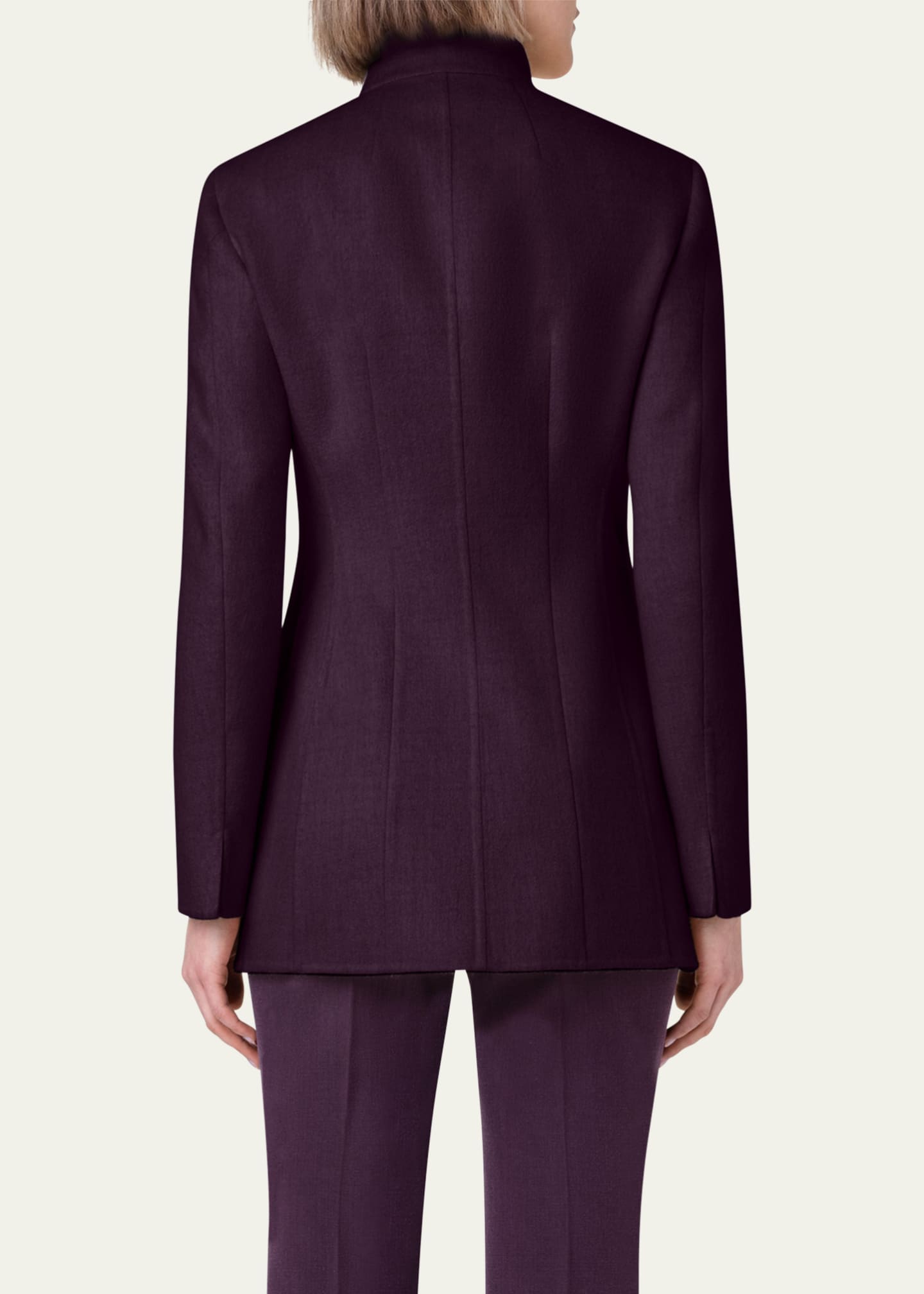 Akris Cashmere Double-Face Long Jacket - Bergdorf Goodman
