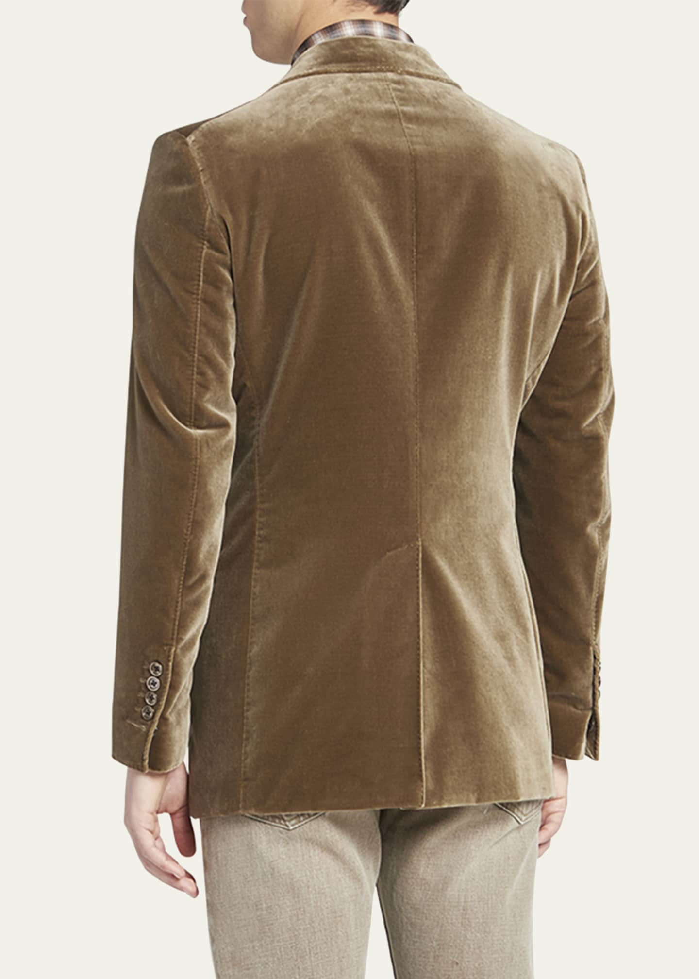 TOM FORD Men's Atticus Compact Velvet Dinner Jacket - Bergdorf Goodman