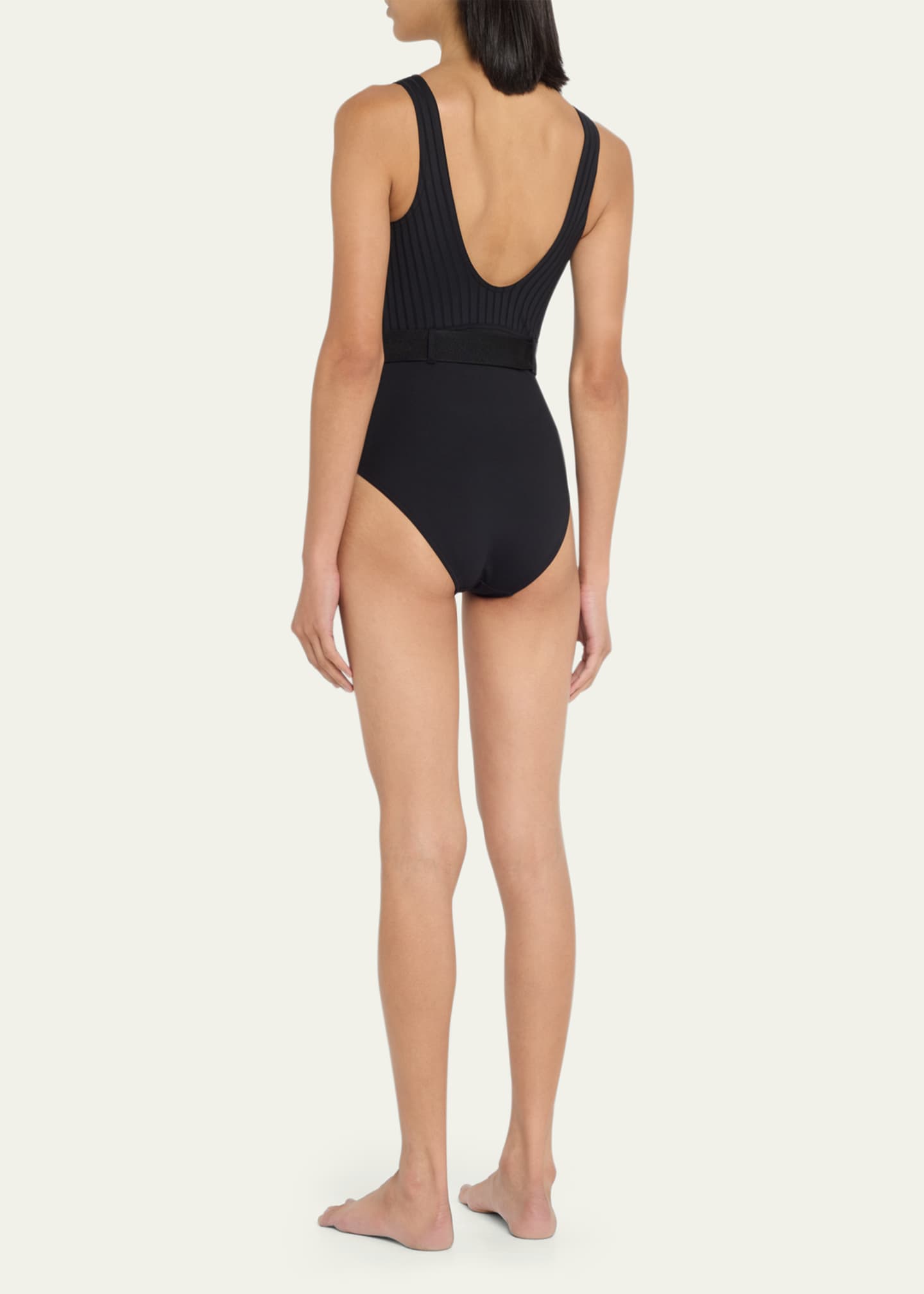 Eres Mezcal Belted Scoop Neck One Piece Swimsuit Bergdorf Goodman