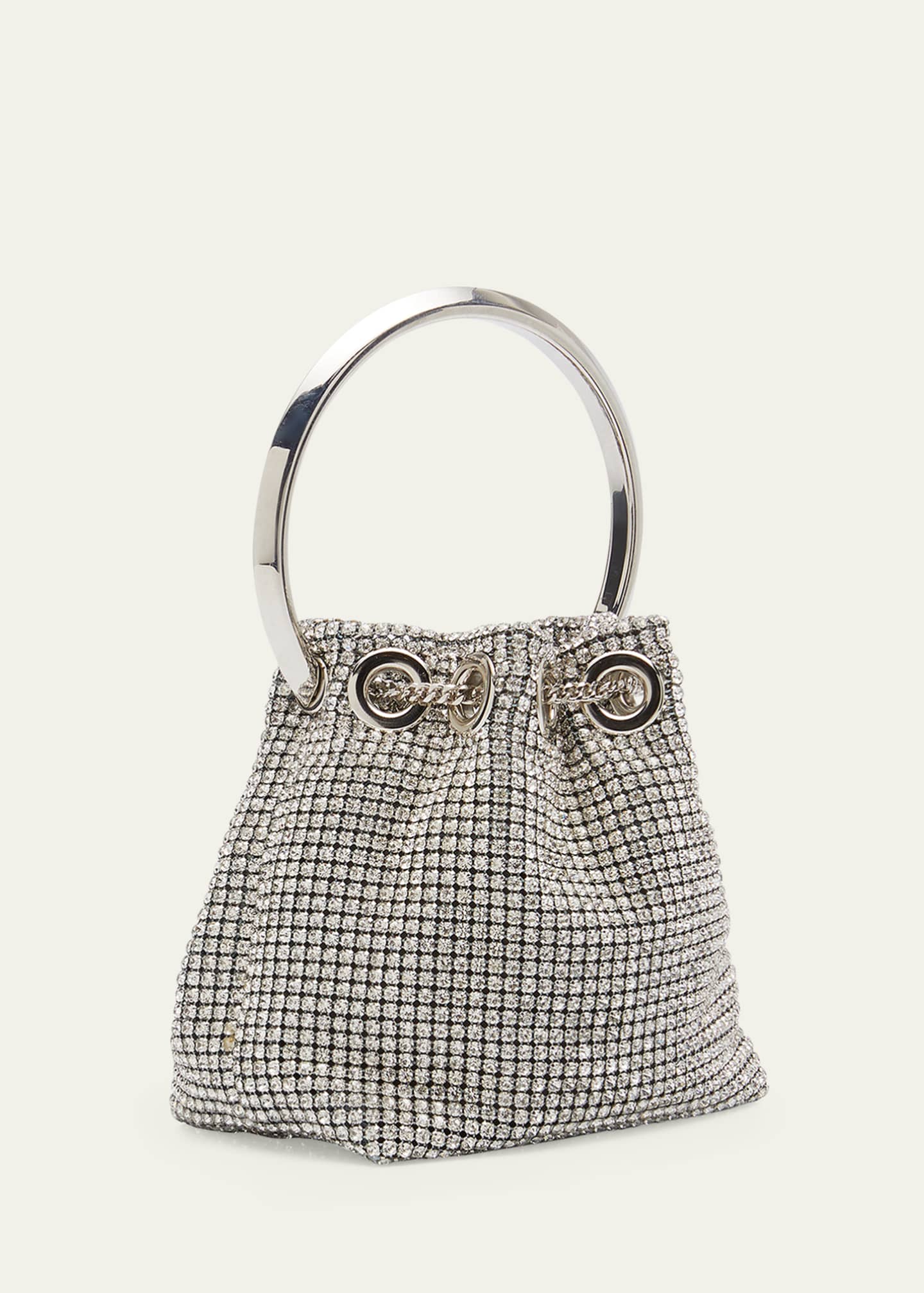 Jimmy Choo Bon Bon Micro Crystal Bucket Bag - Bergdorf Goodman