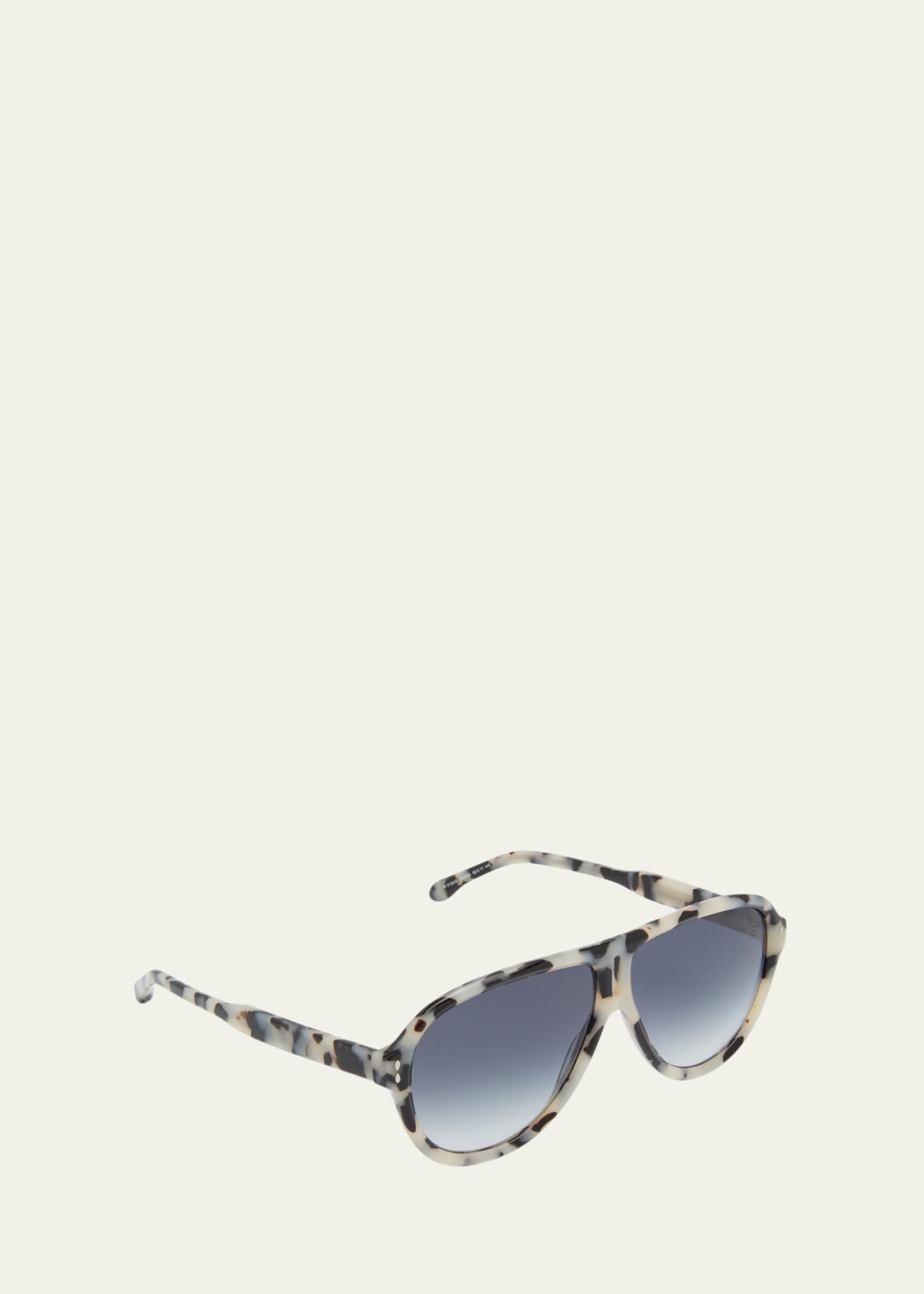 Isabel Marant Logo Acetate Aviator Sunglasses - Bergdorf Goodman