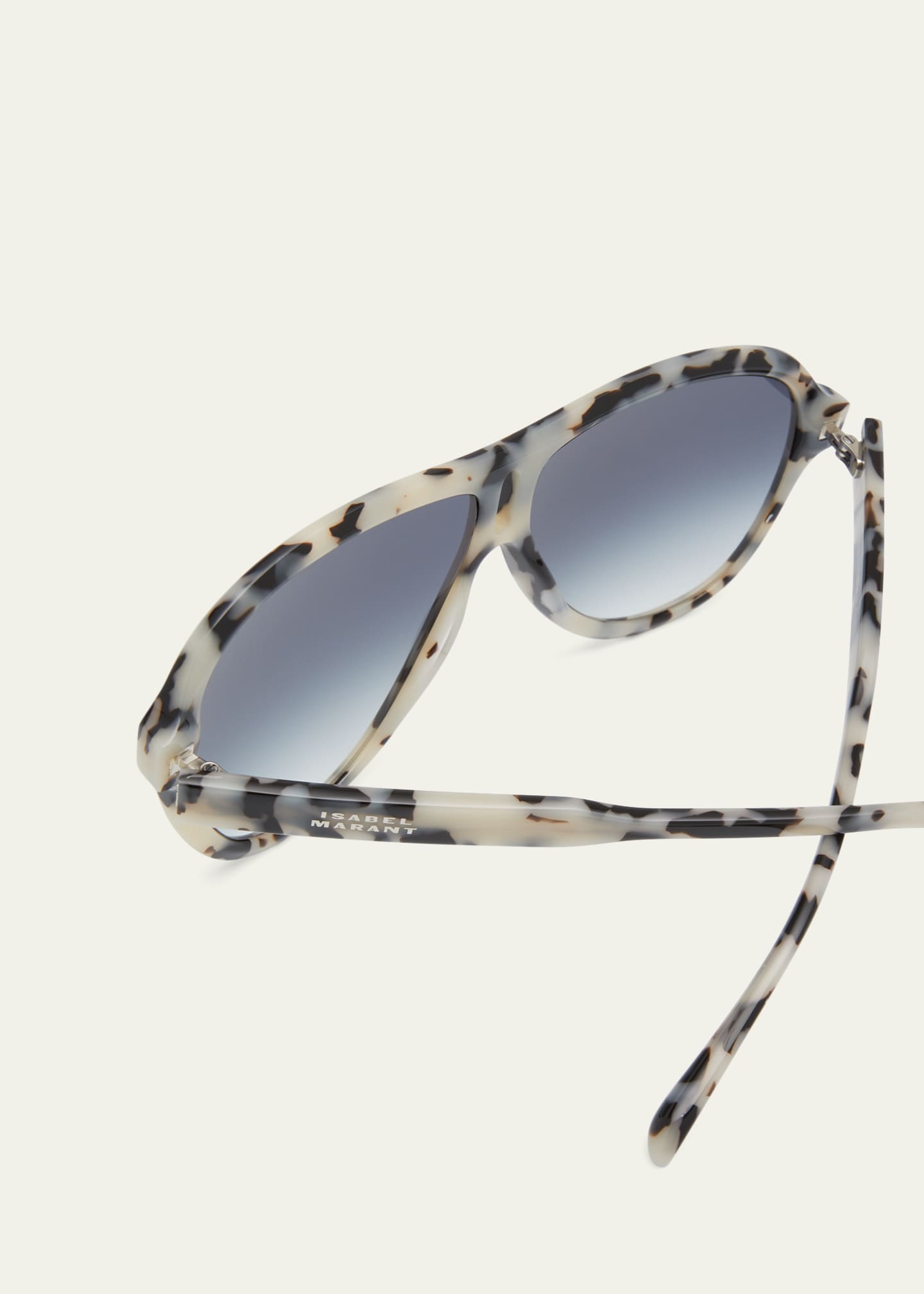 Isabel Marant Logo Acetate Aviator Sunglasses - Bergdorf Goodman