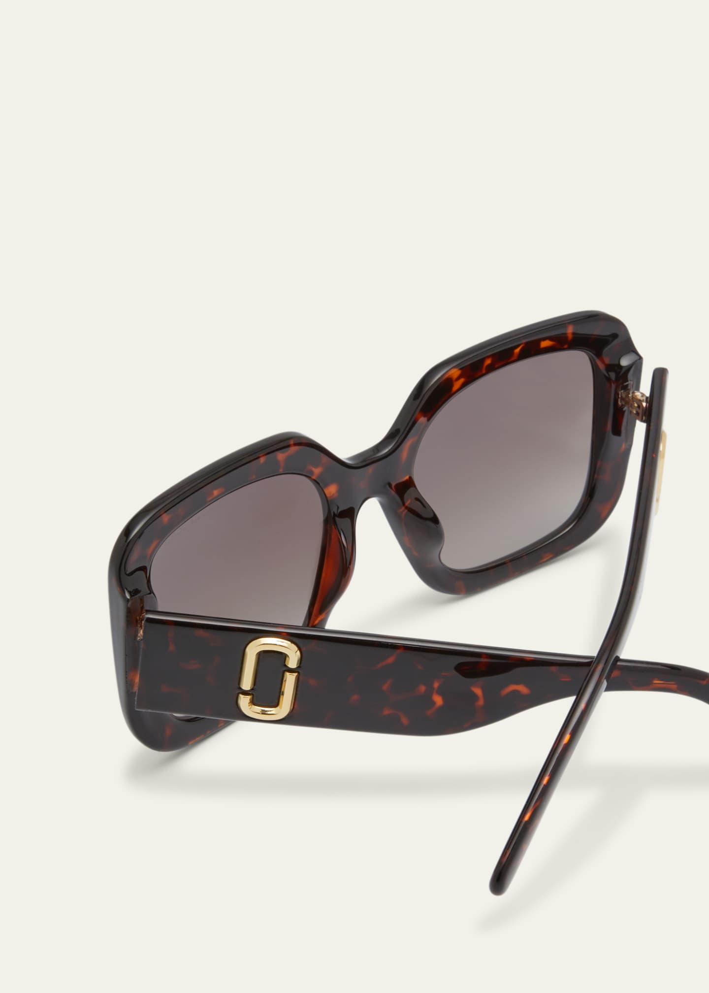 Marc Jacobs J Marc Logo Square Acetate Sunglasses - Bergdorf Goodman