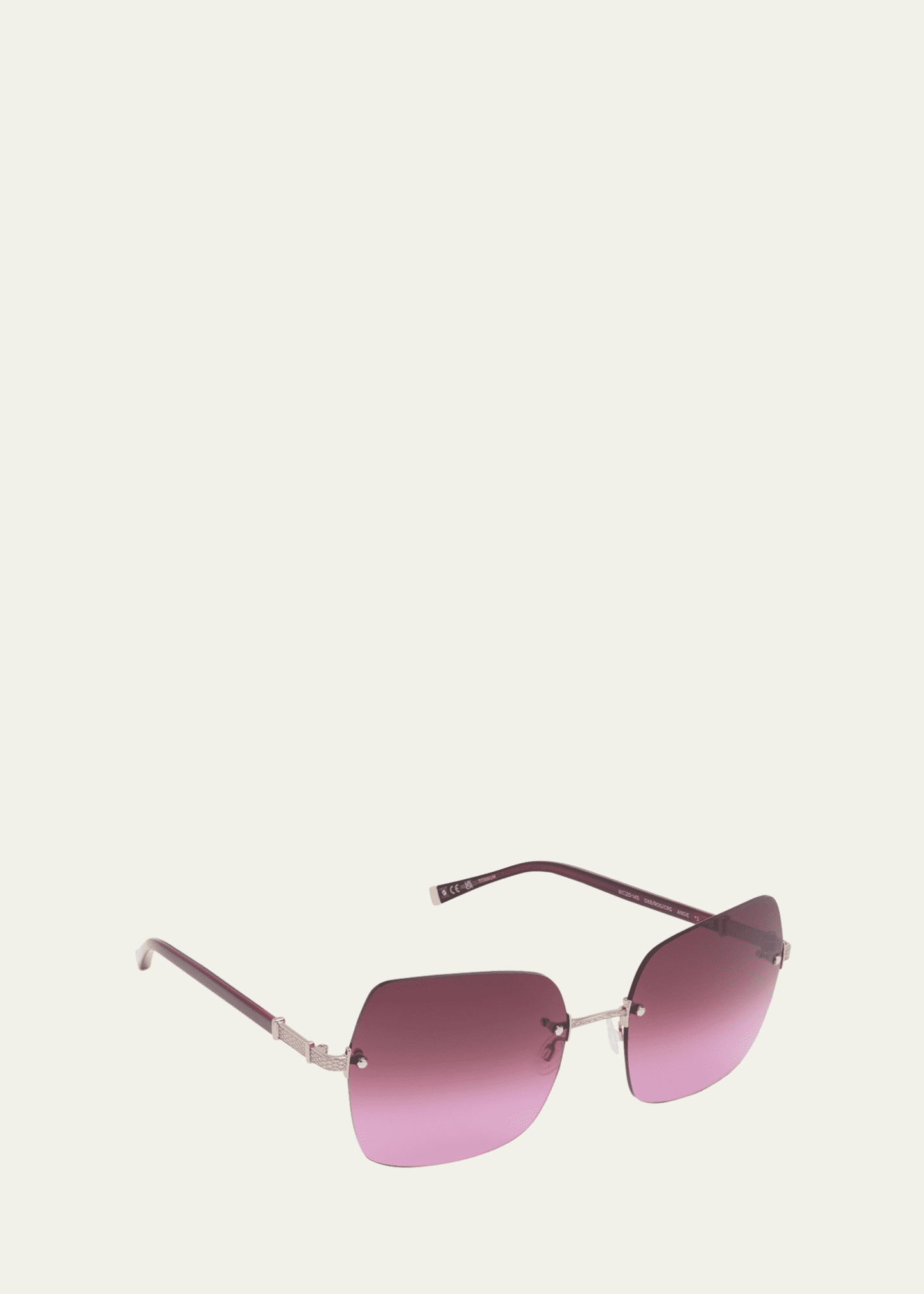 Barton Perreira Angie Mixed-Media Butterfly Sunglasses - Bergdorf Goodman