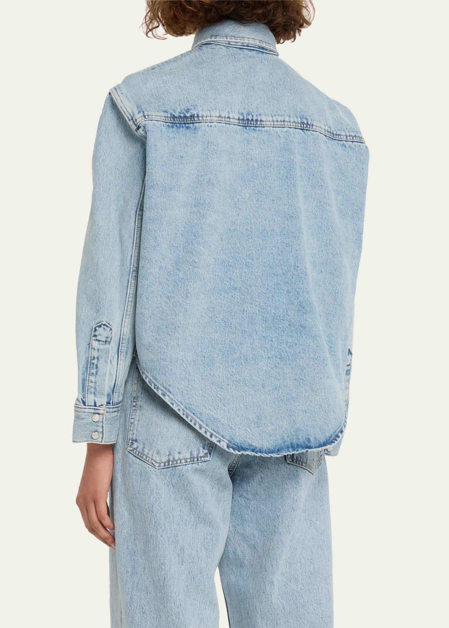 WARDROBE.NYC Denim Boxy Jacket - Bergdorf Goodman