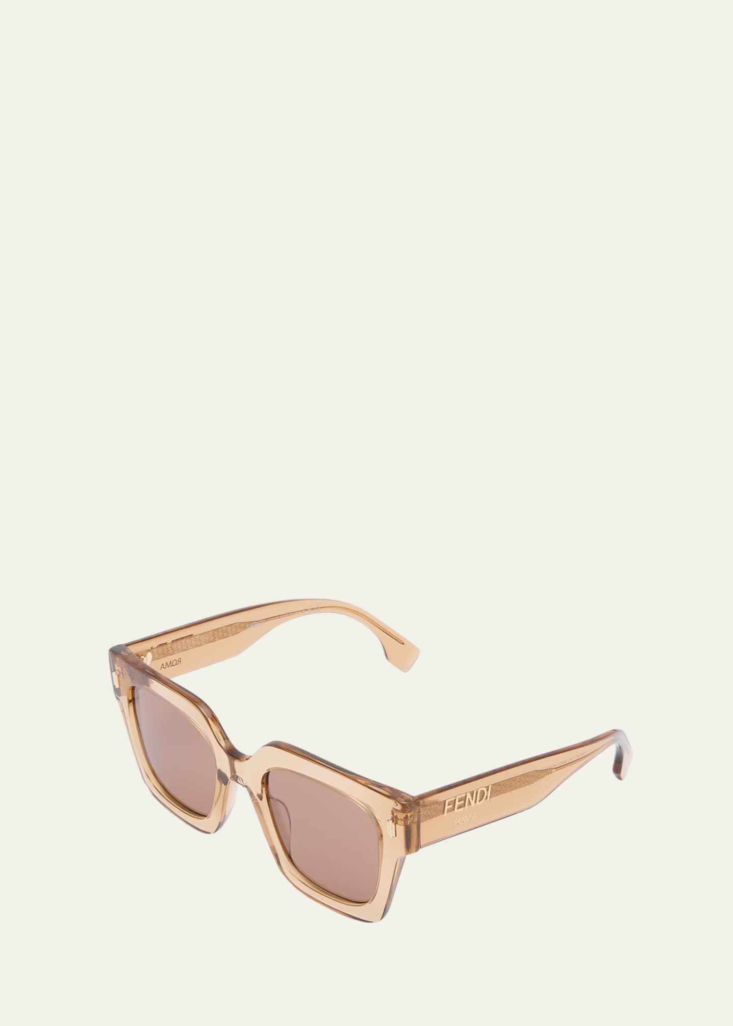 Fendi Fendi Roma Square Acetate Sunglasses - Bergdorf Goodman