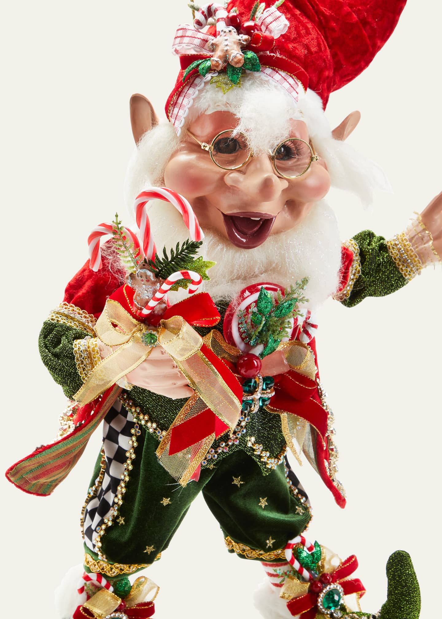 Mark Roberts Candy Cane Medium Elf, 16.5" - Bergdorf Goodman