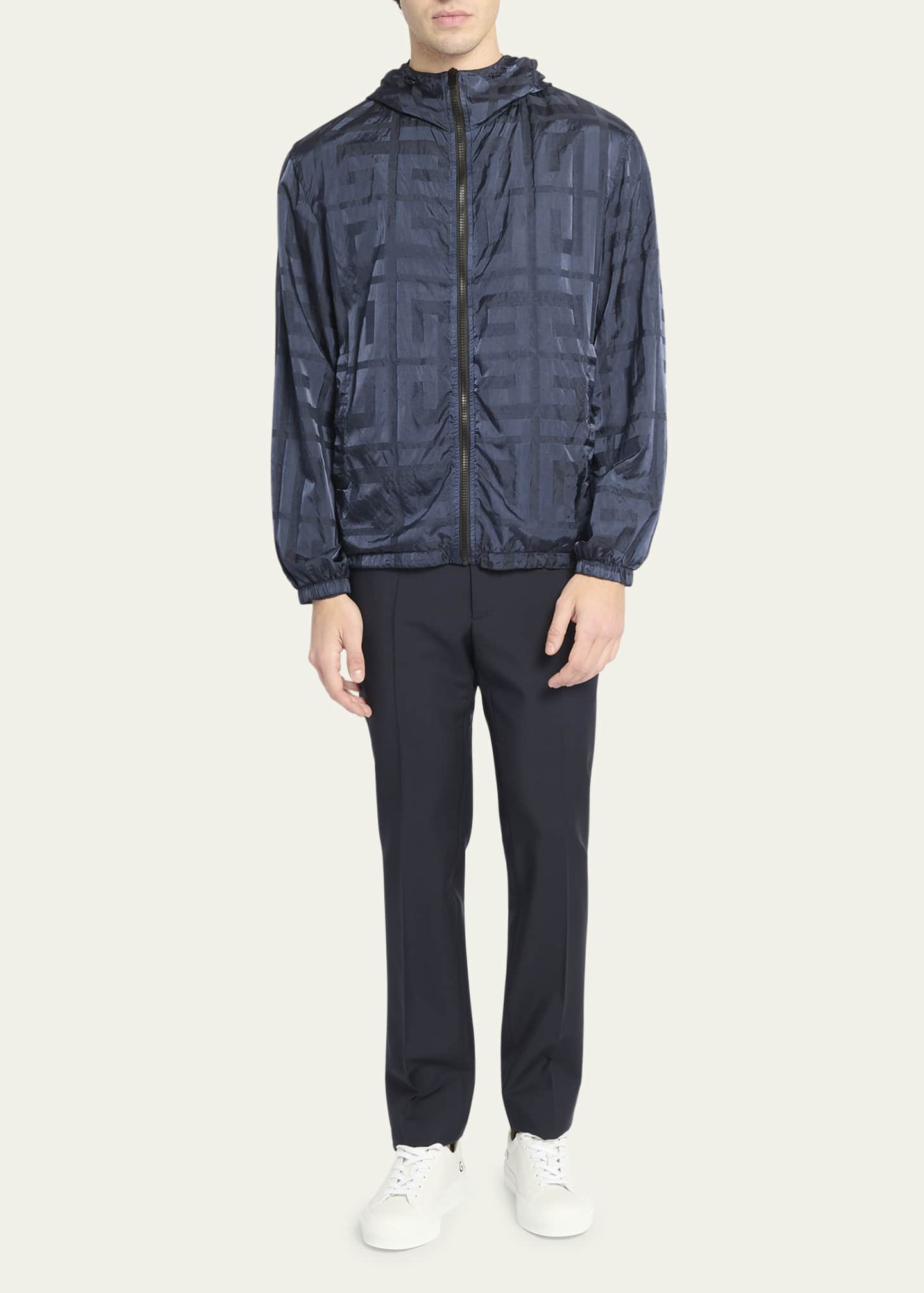 Givenchy Men's Large 4G Wind-Resistant Jacket - Bergdorf Goodman