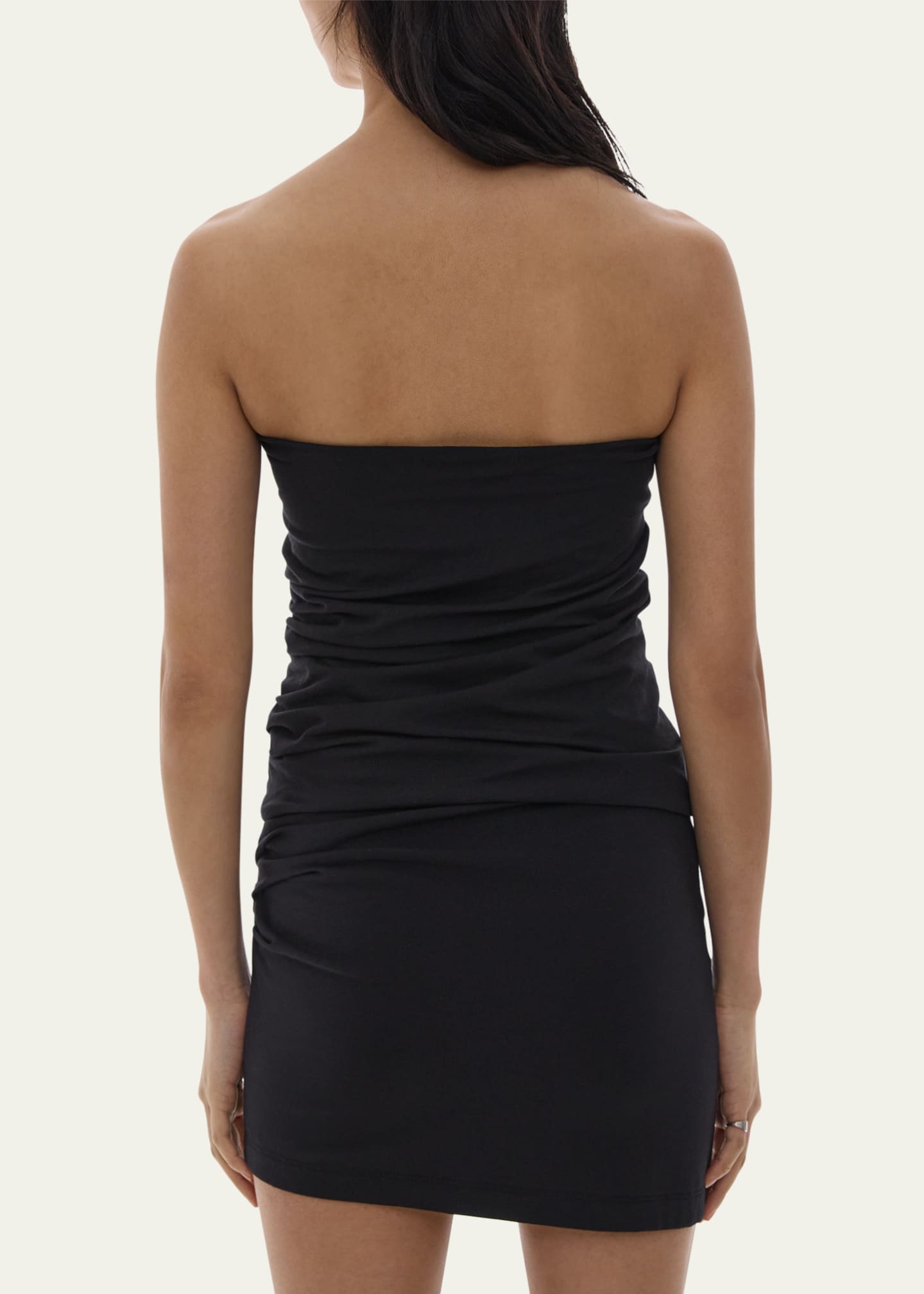 Helmut Lang Knit Ruched Tube Top - Bergdorf Goodman