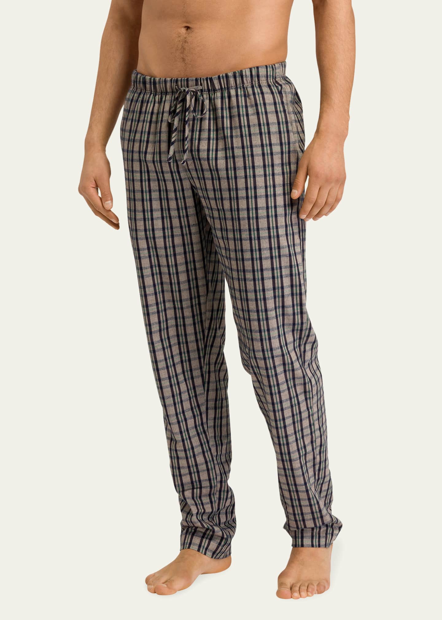 Hanro Men's Cozy Comfort Flannel Pajama Pants - Bergdorf Goodman