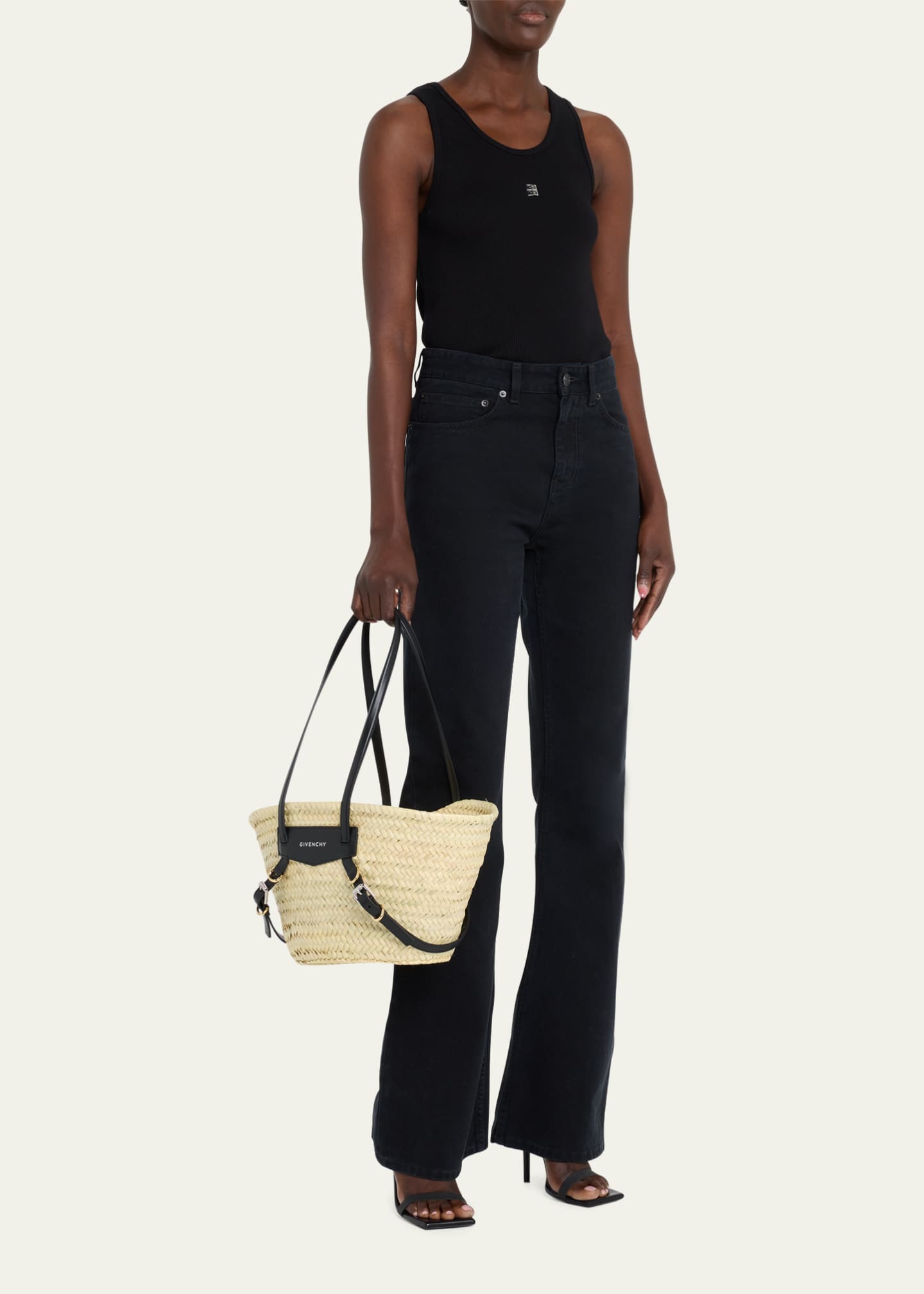 Givenchy Small Plage Voyou Raffia Basket Tote Bag - Bergdorf Goodman