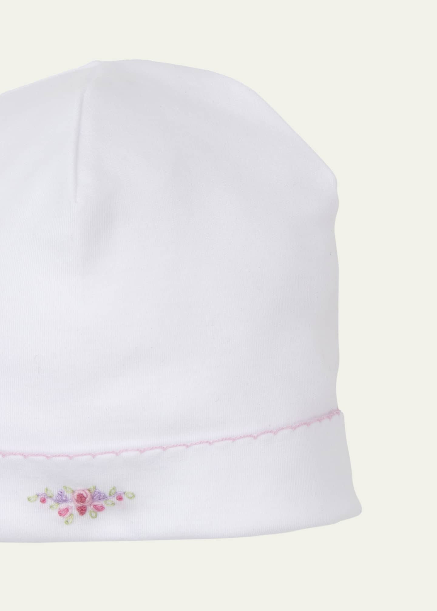 Kissy Kissy Girl's Hand Embroidered Hat - Bergdorf Goodman