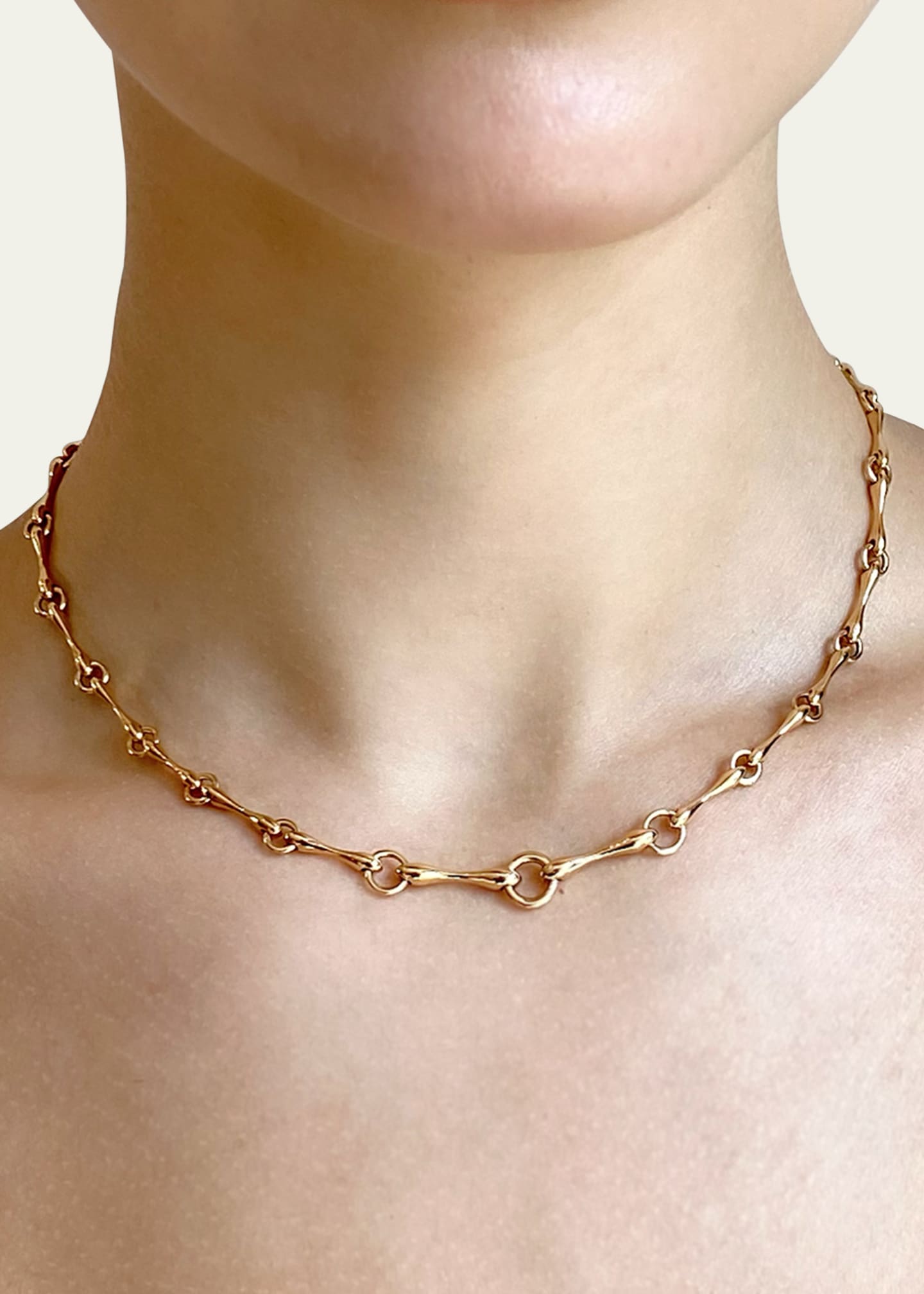 Nak Armstrong 20K Rose Gold Baton Chain with Invisible Clasp - Bergdorf ...