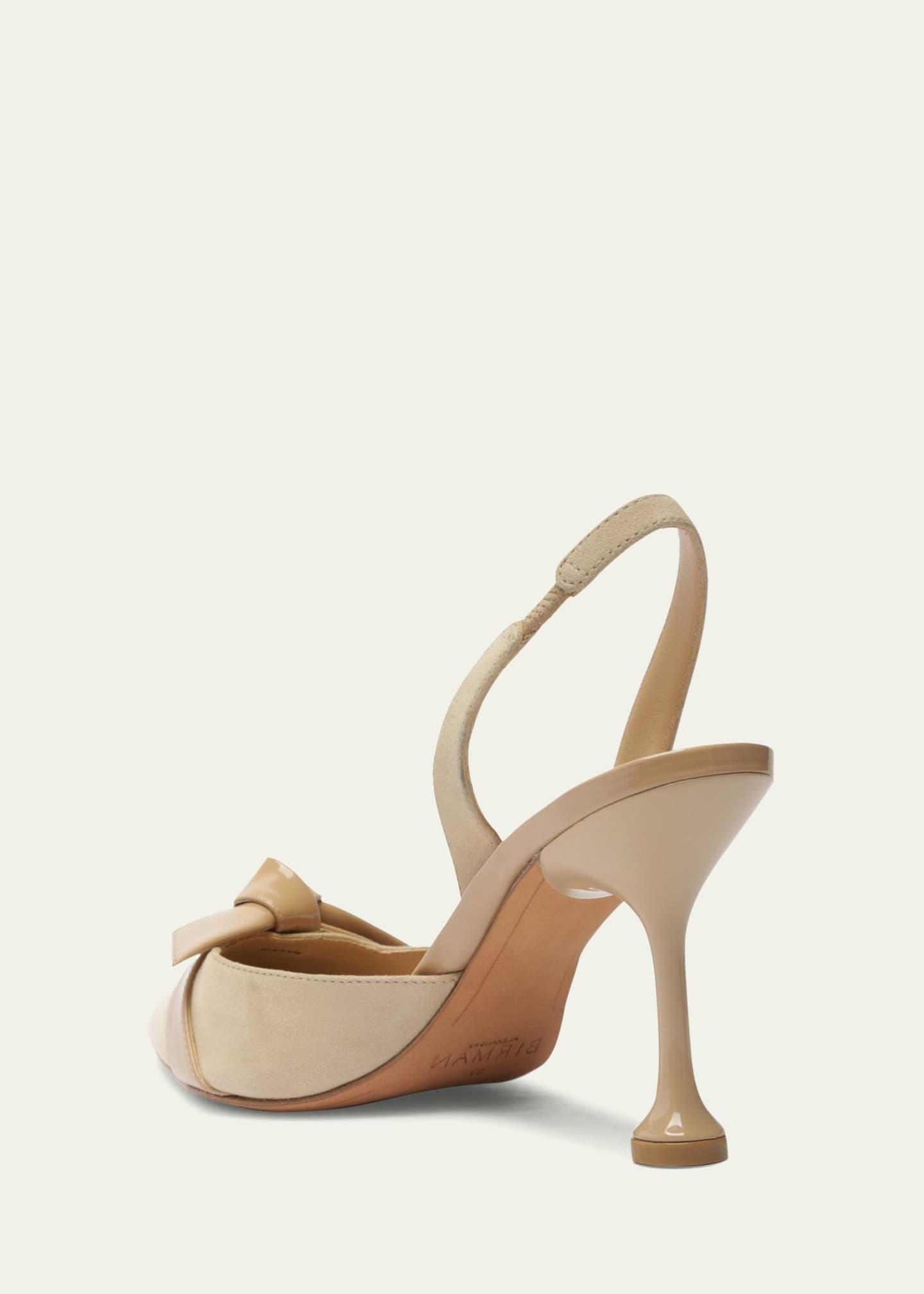 Alexandre Birman Clarita Suede Bow Halter Pumps - Bergdorf Goodman