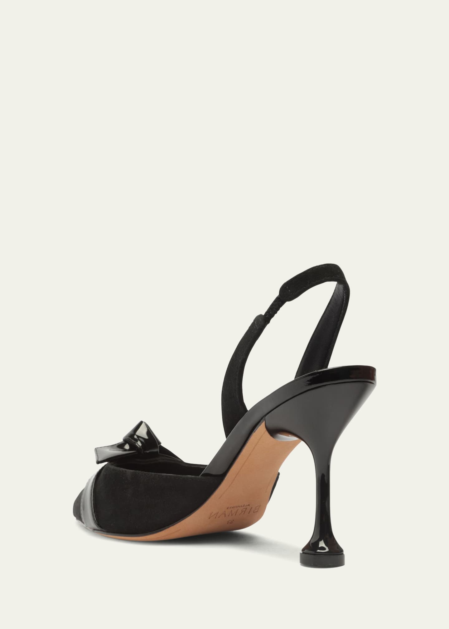 Alexandre Birman Clarita Suede Bow Halter Pumps - Bergdorf Goodman
