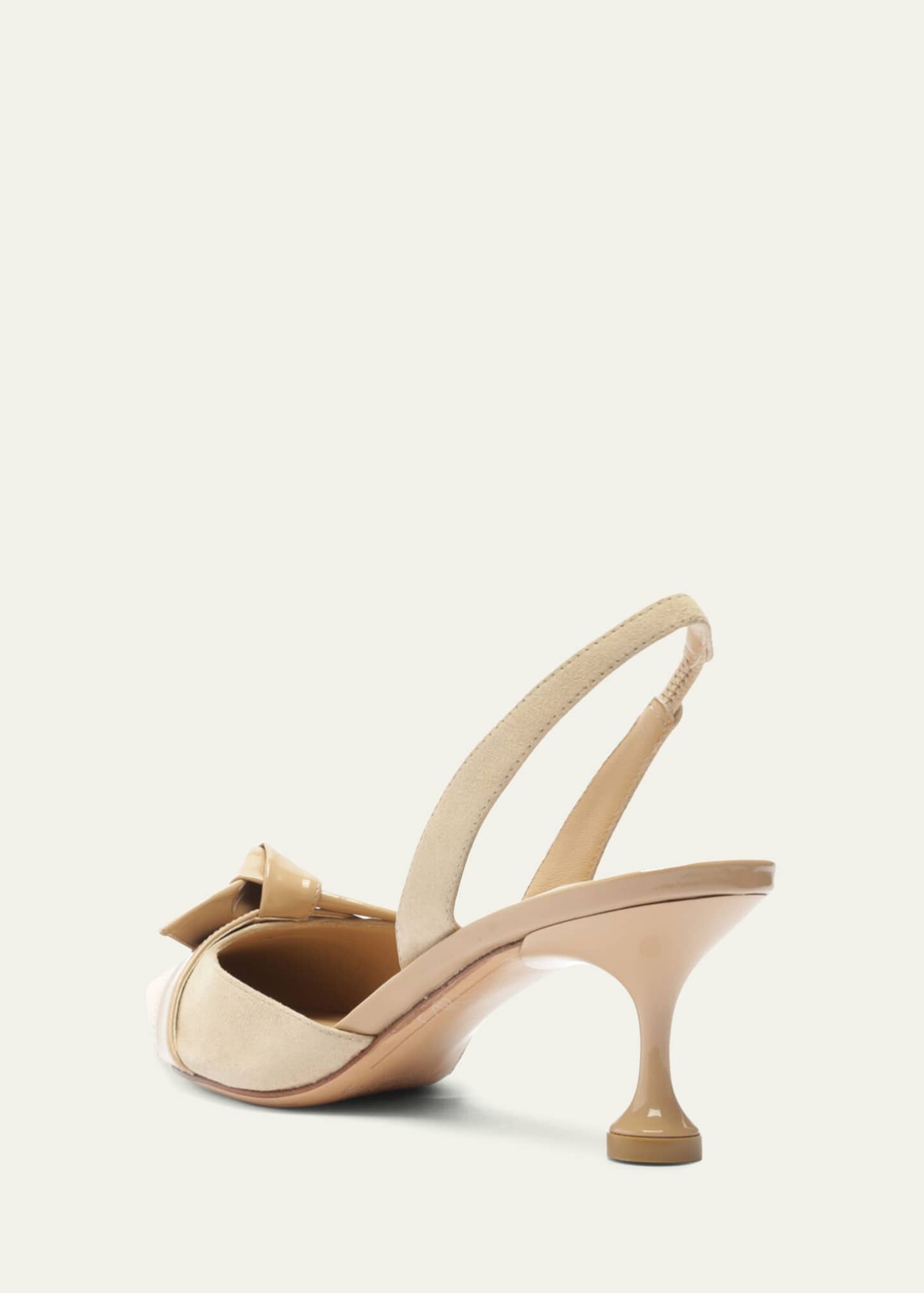 Alexandre Birman Clarita Suede Bow Halter Pumps - Bergdorf Goodman