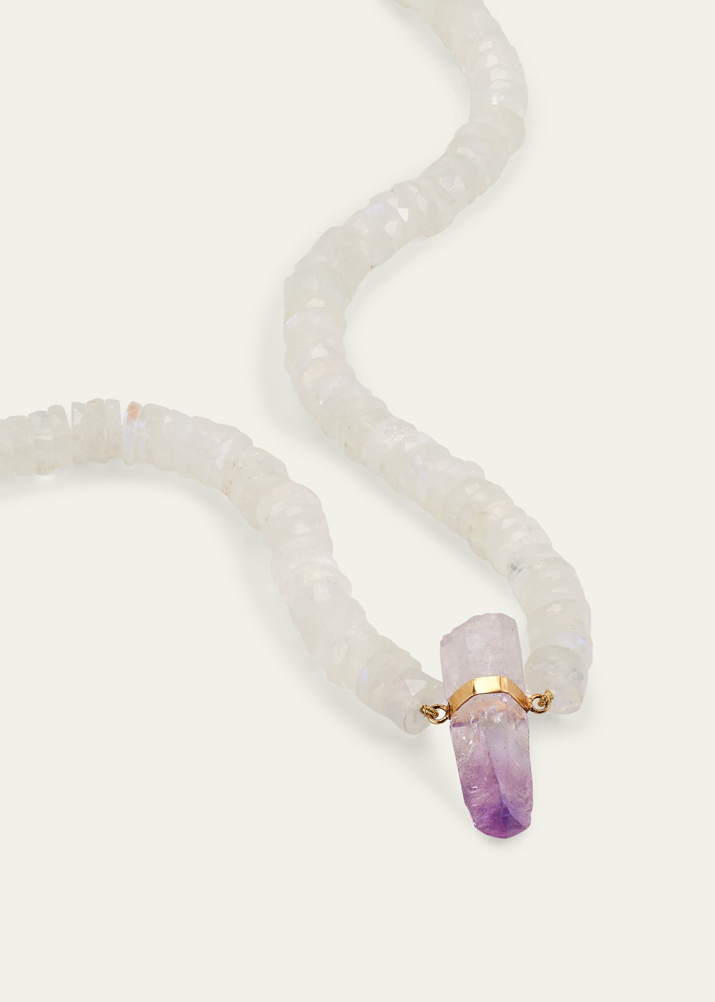 JIA JIA Vera Cruz Amethyst Charm Necklace with Moonstone - Bergdorf Goodman
