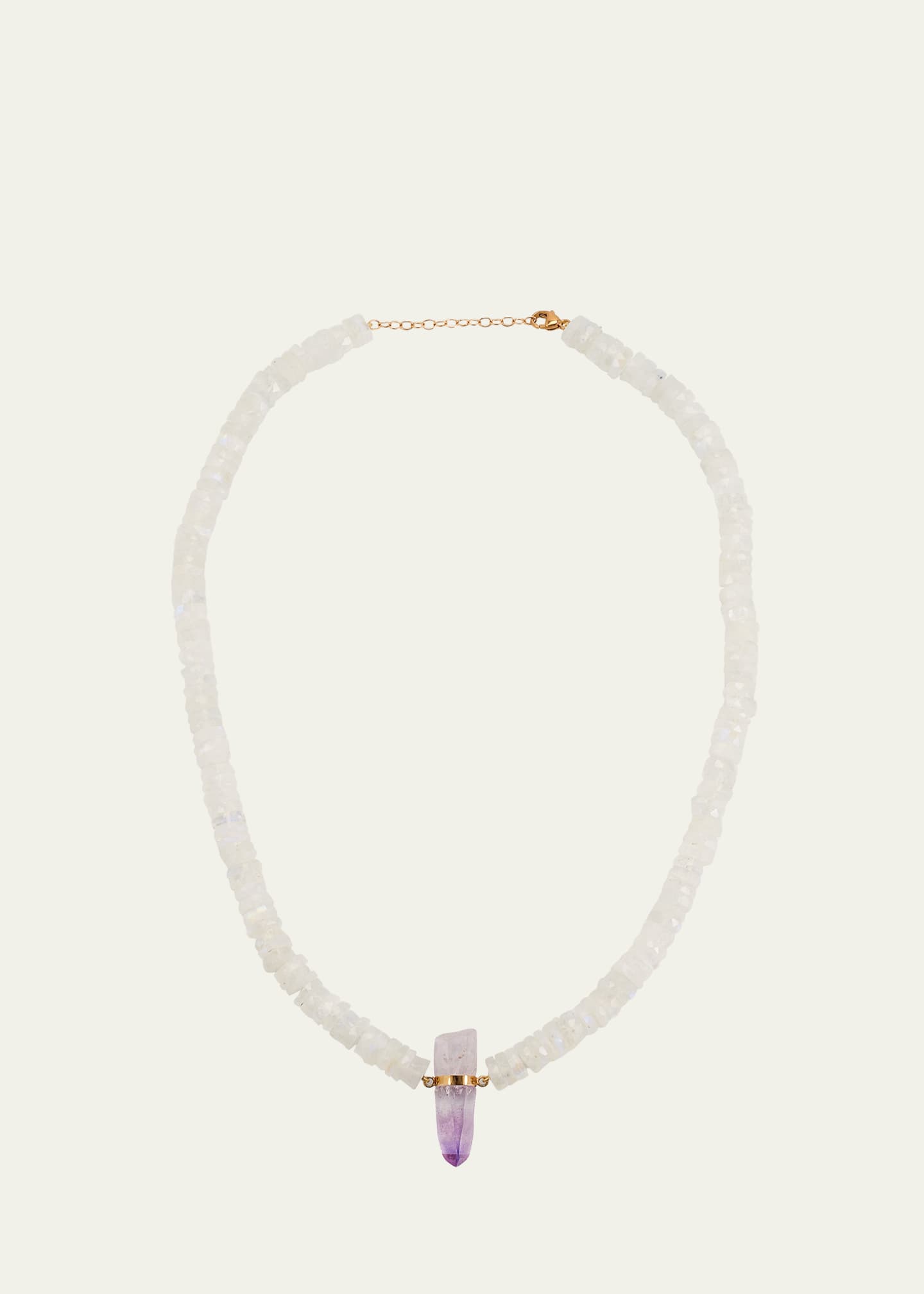 JIA JIA Vera Cruz Amethyst Charm Necklace with Moonstone - Bergdorf Goodman