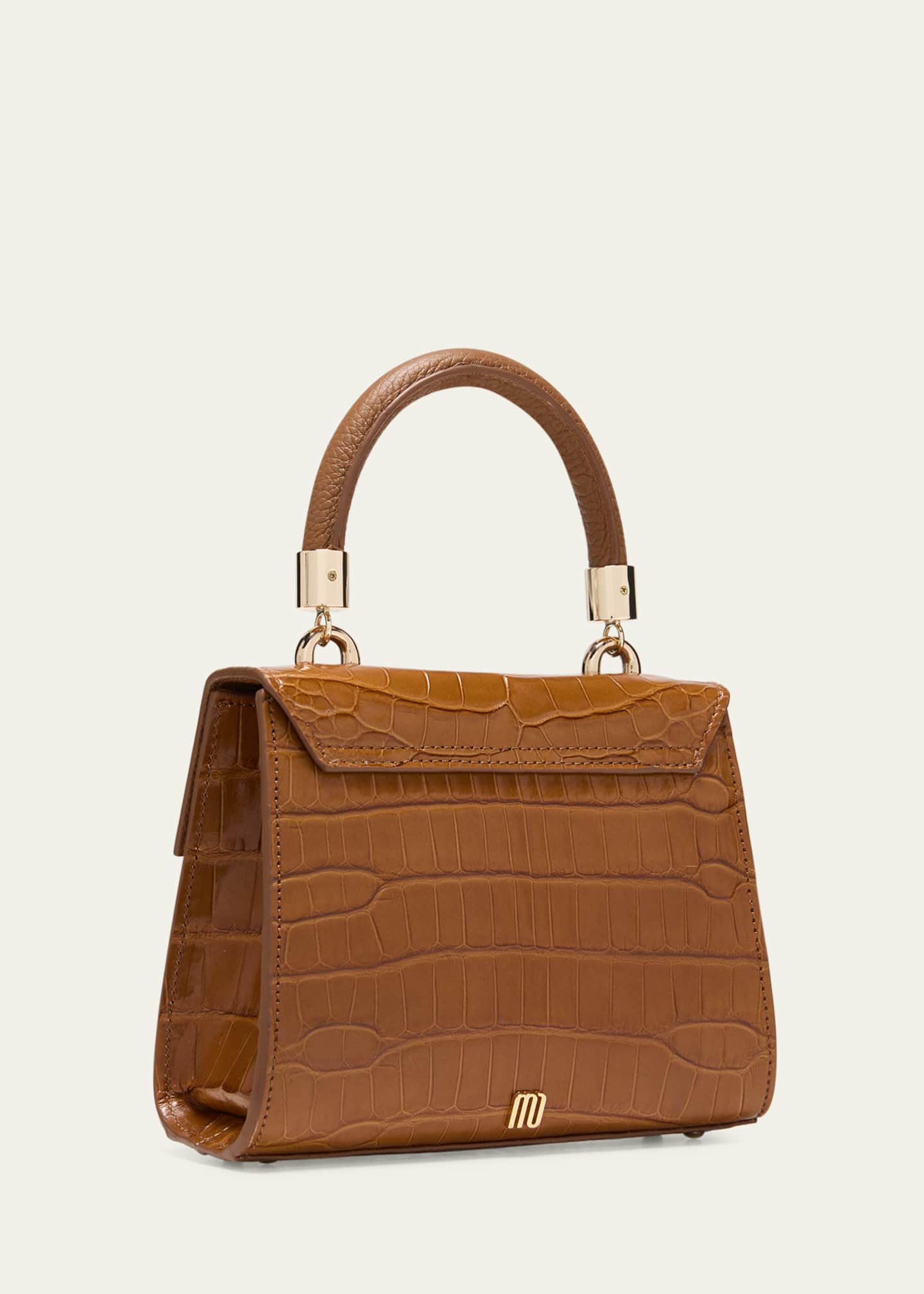 Maria Oliver Michelle Mini Alligator Top-Handle Bag - Bergdorf Goodman