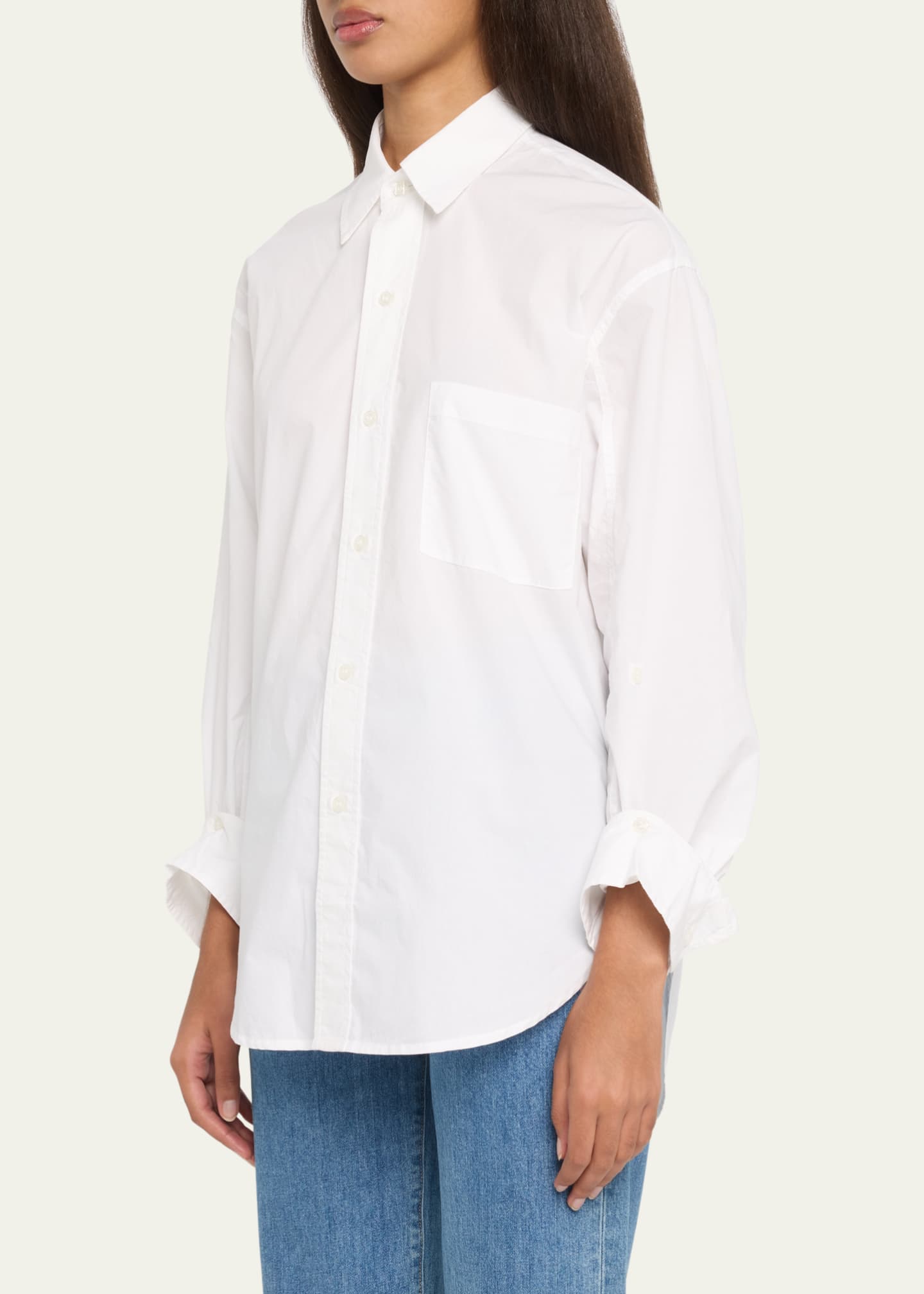 Citizens of Humanity Kayla Button-Front High-Low Shirt - Bergdorf Goodman