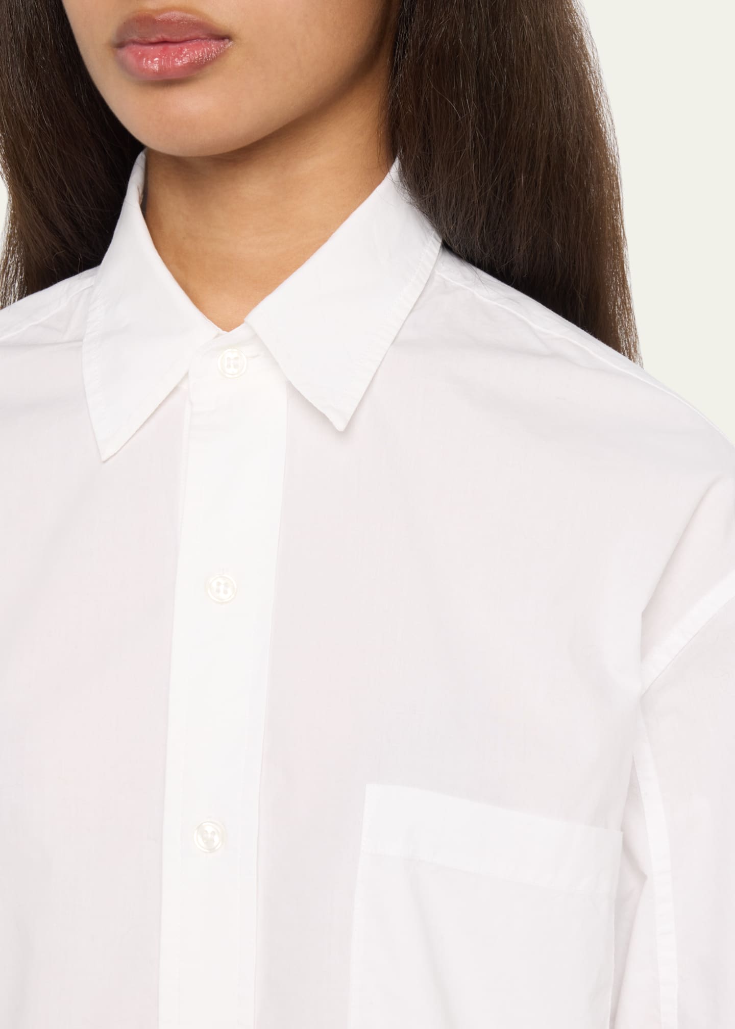 Citizens of Humanity Kayla Button-Front High-Low Shirt - Bergdorf Goodman