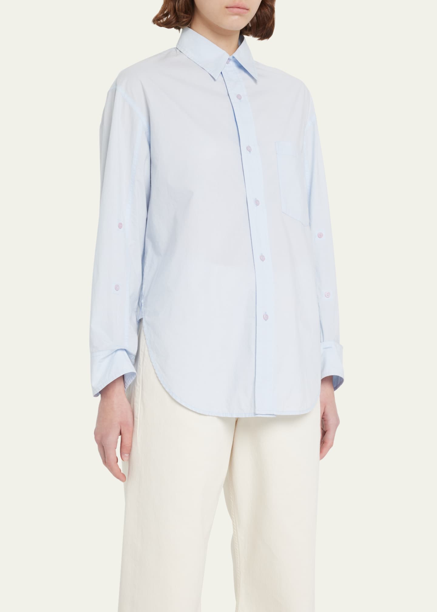 Citizens of Humanity Kayla Button-Front High-Low Shirt - Bergdorf Goodman