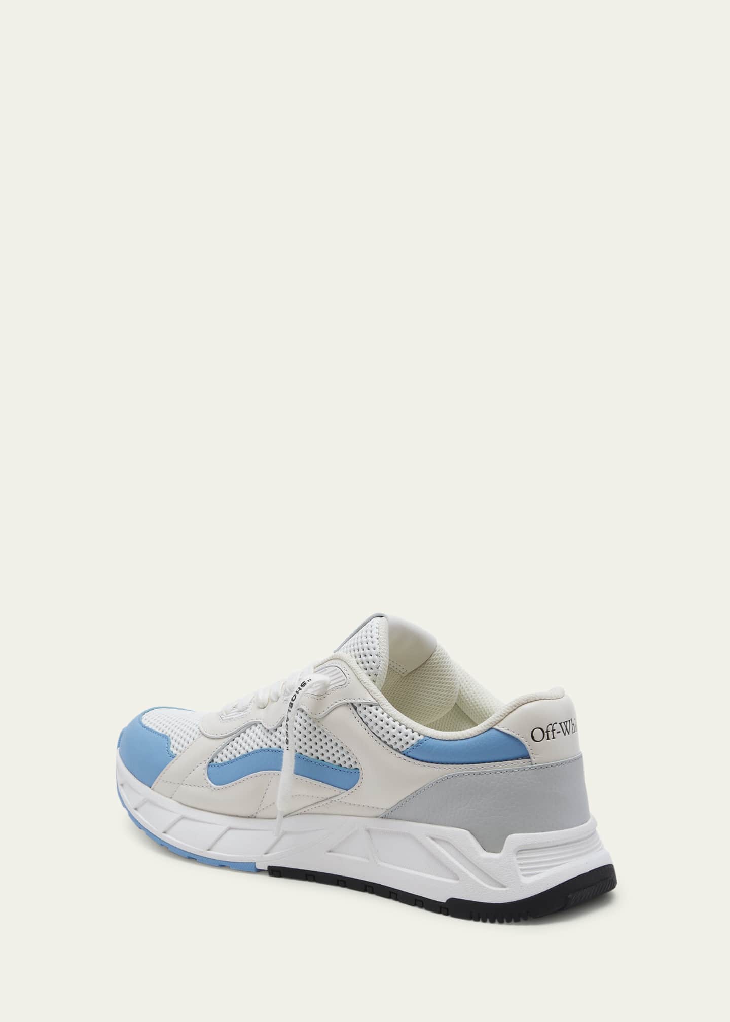 Off-White Men's Runner B Leather Low-Top Sneakers - Bergdorf Goodman