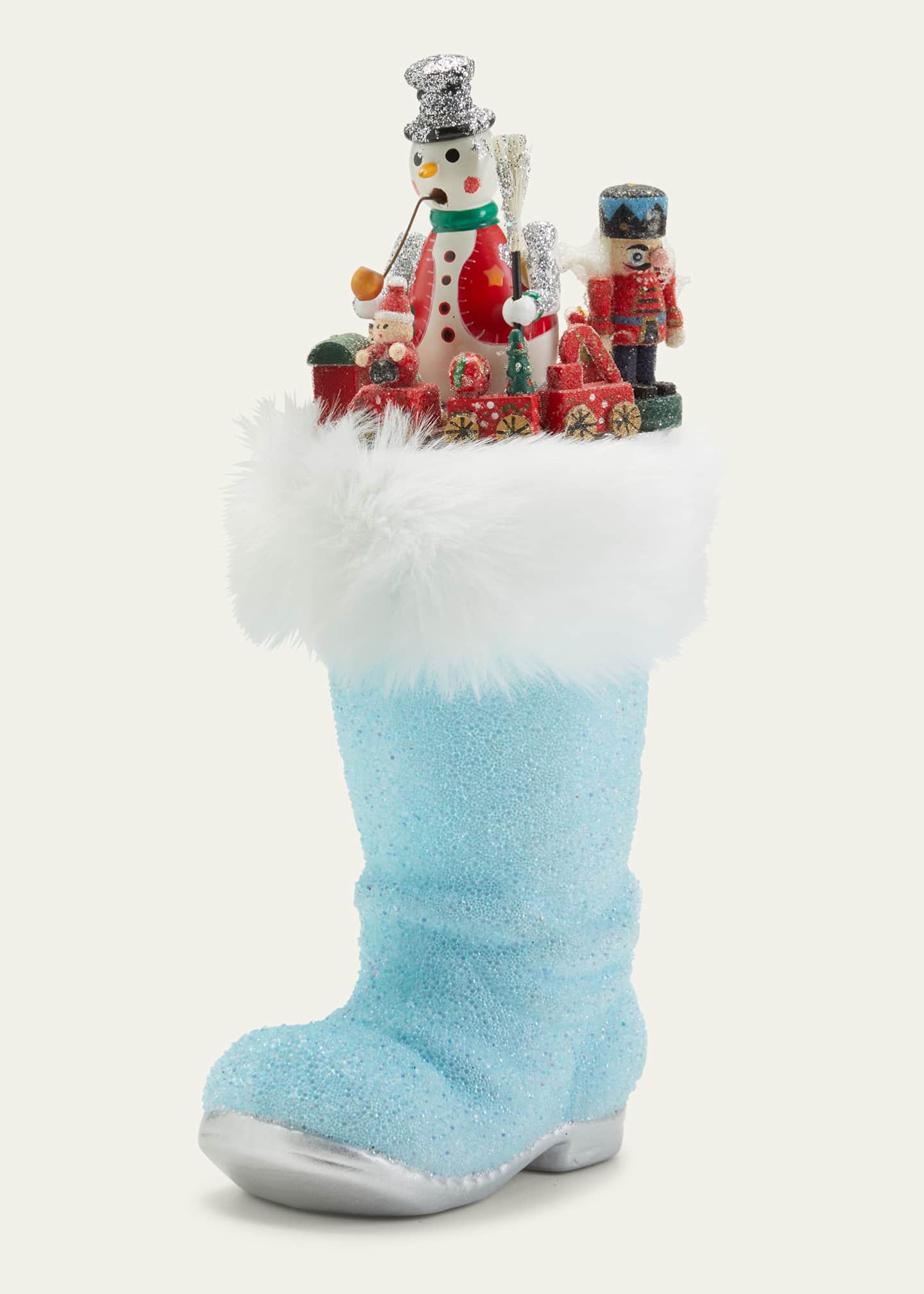 Ino Schaller Baby Blue Boot Christmas Decoration - Bergdorf Goodman