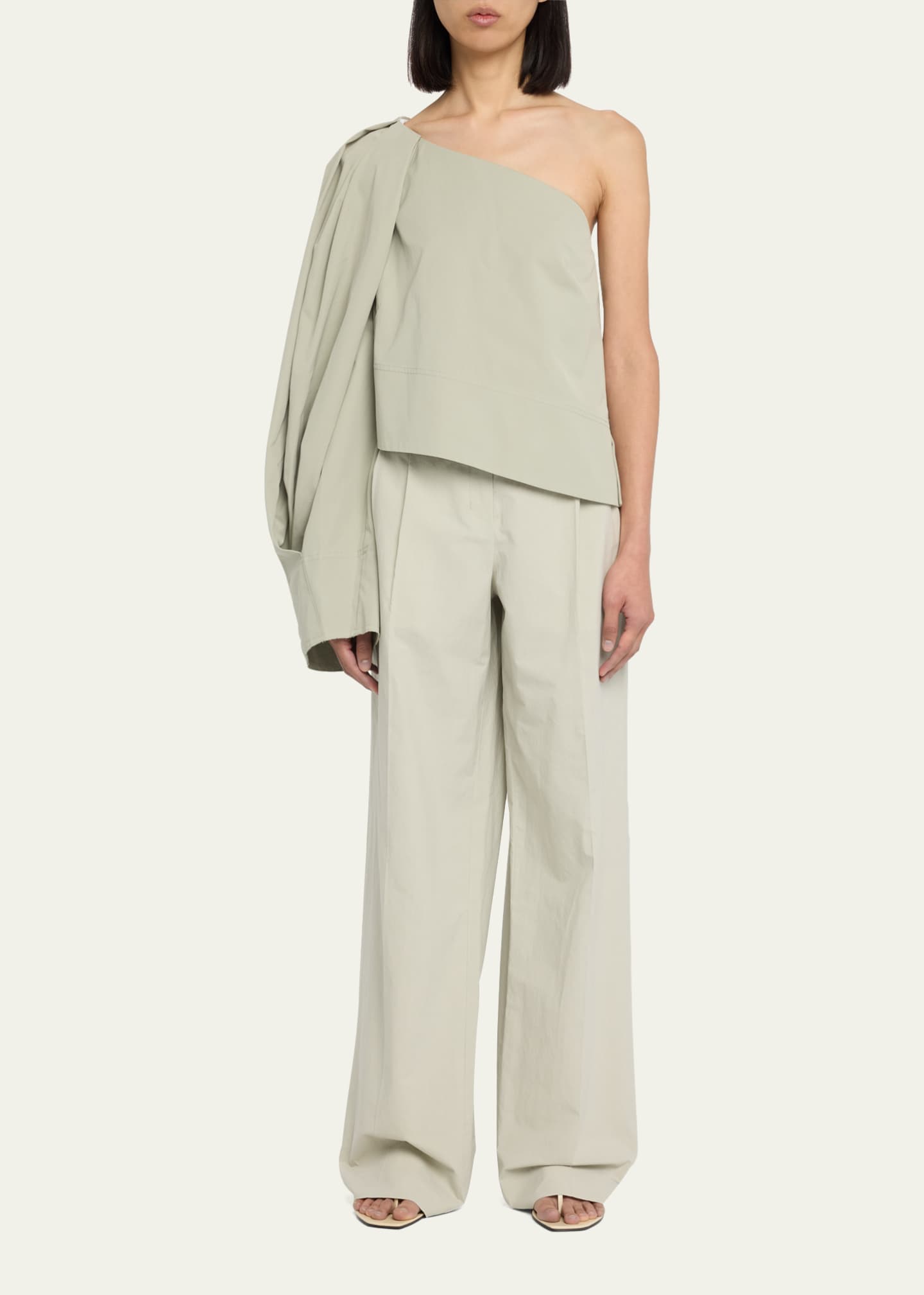 NACKIYE Great Escape One-Shoulder Blouse - Bergdorf Goodman