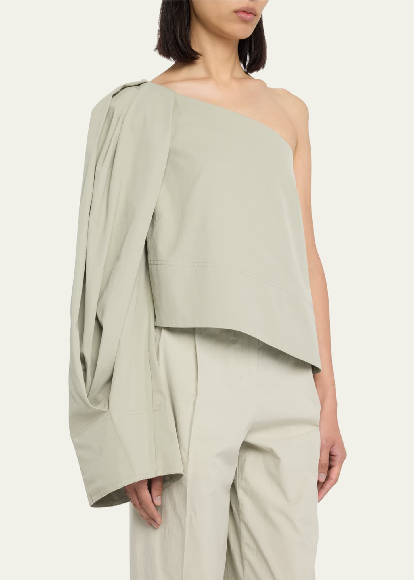NACKIYE Great Escape One-Shoulder Blouse - Bergdorf Goodman