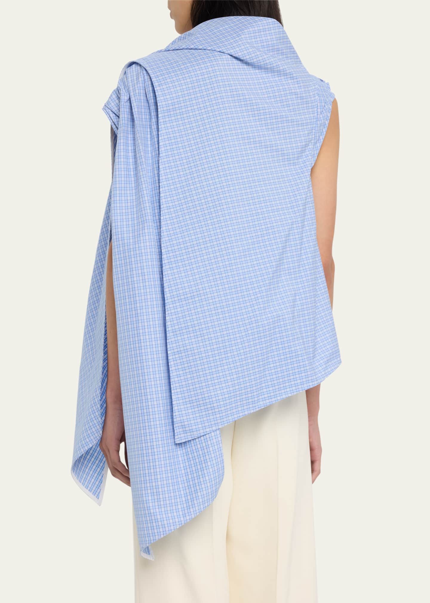 NACKIYE Small Talk Printed Scarf-Neck Top - Bergdorf Goodman