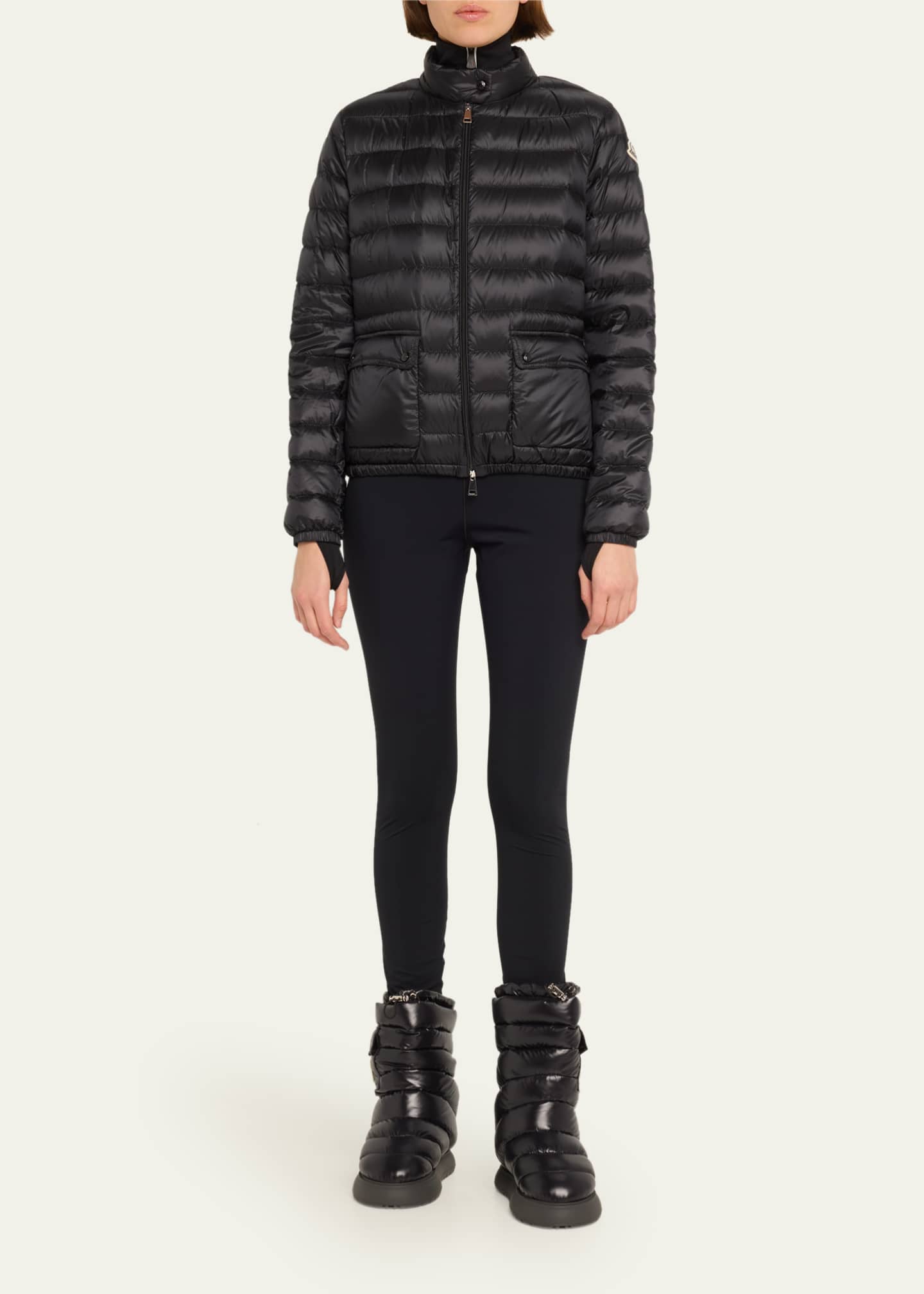 Moncler Gaia Quilted Nylon Pocket Snow Boots - Bergdorf Goodman