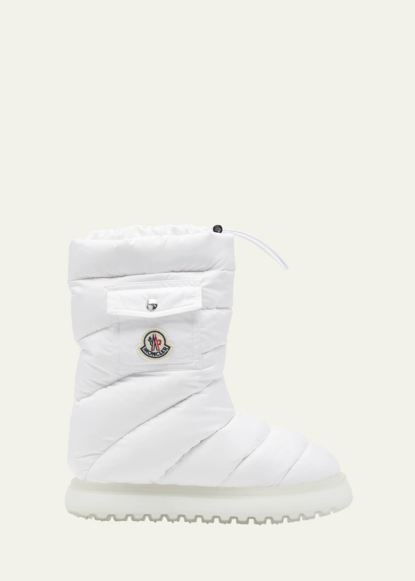 Moncler Gaia Quilted Nylon Pocket Snow Boots - Bergdorf Goodman
