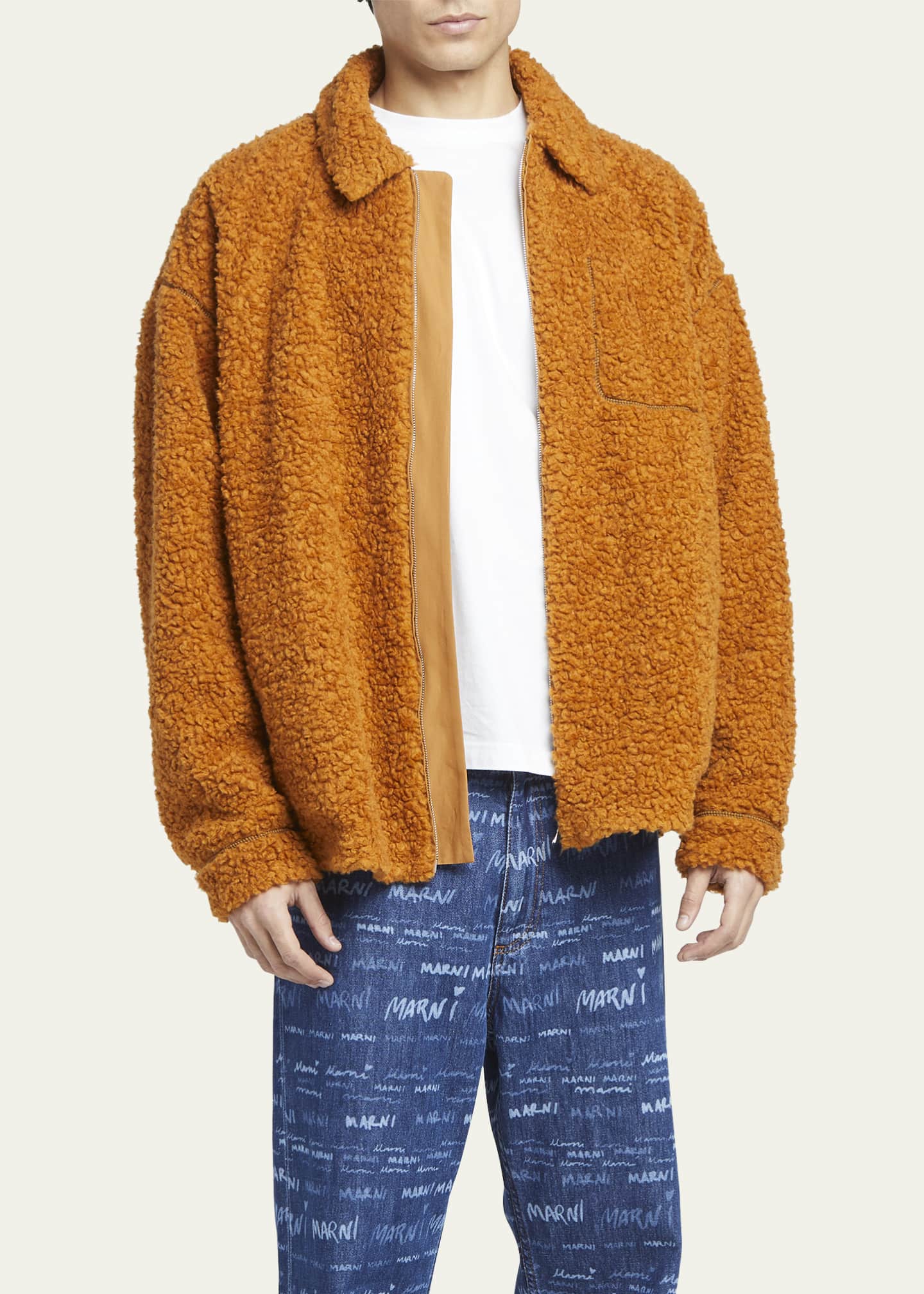 Marni Men's Teddy Zip Blouson Jacket - Bergdorf Goodman