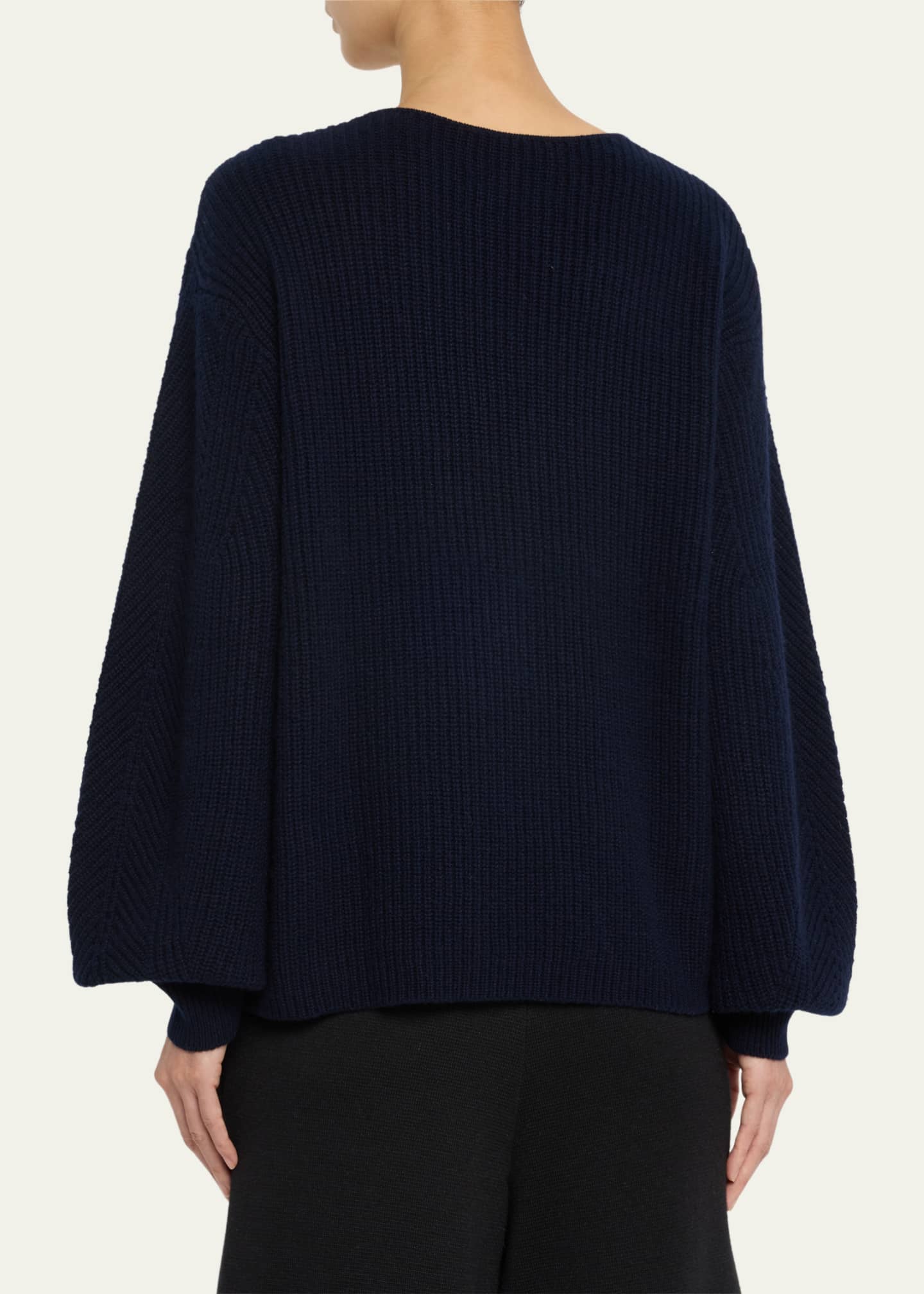 Lisa Yang Maya Cashmere V-Neck Sweater - Bergdorf Goodman