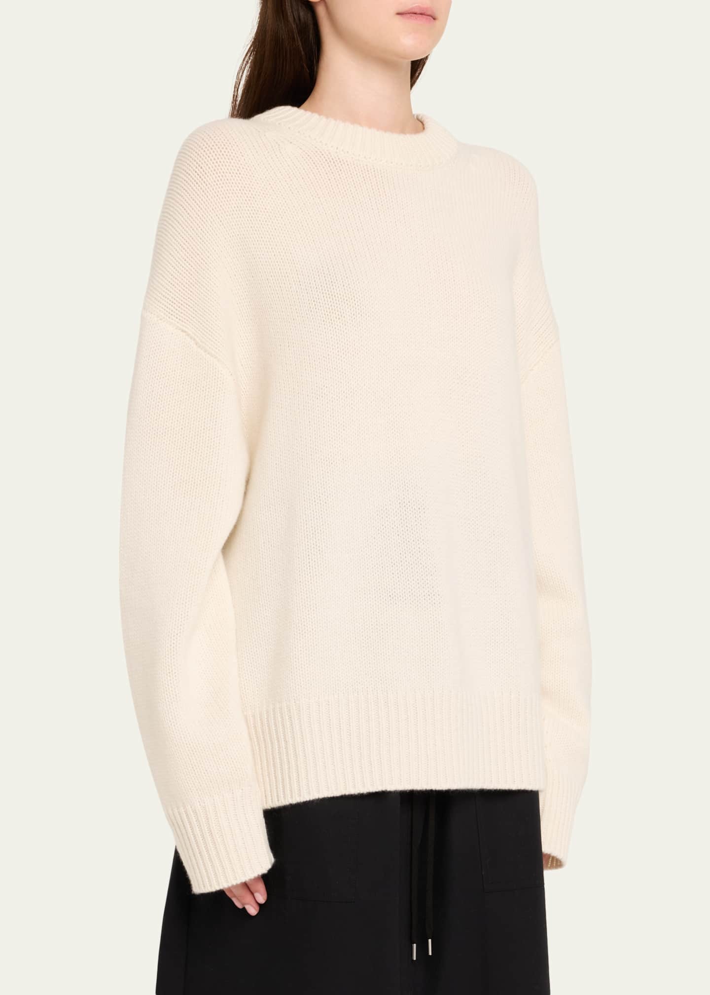 Lisa Yang Renske Cashmere Drop-Shoulder Sweater - Bergdorf Goodman