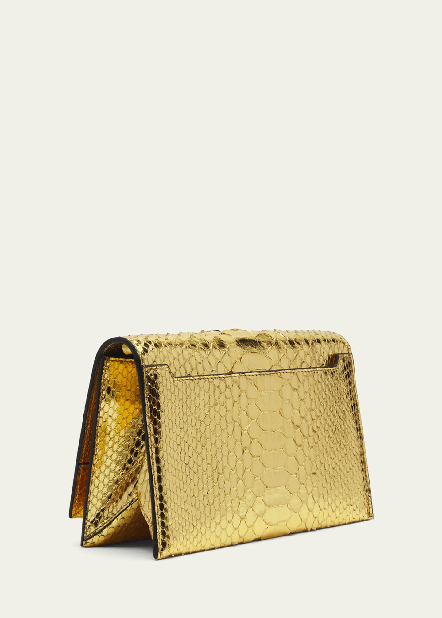 TOM FORD Disco Metallic Python Chain Shoulder Bag - Bergdorf Goodman